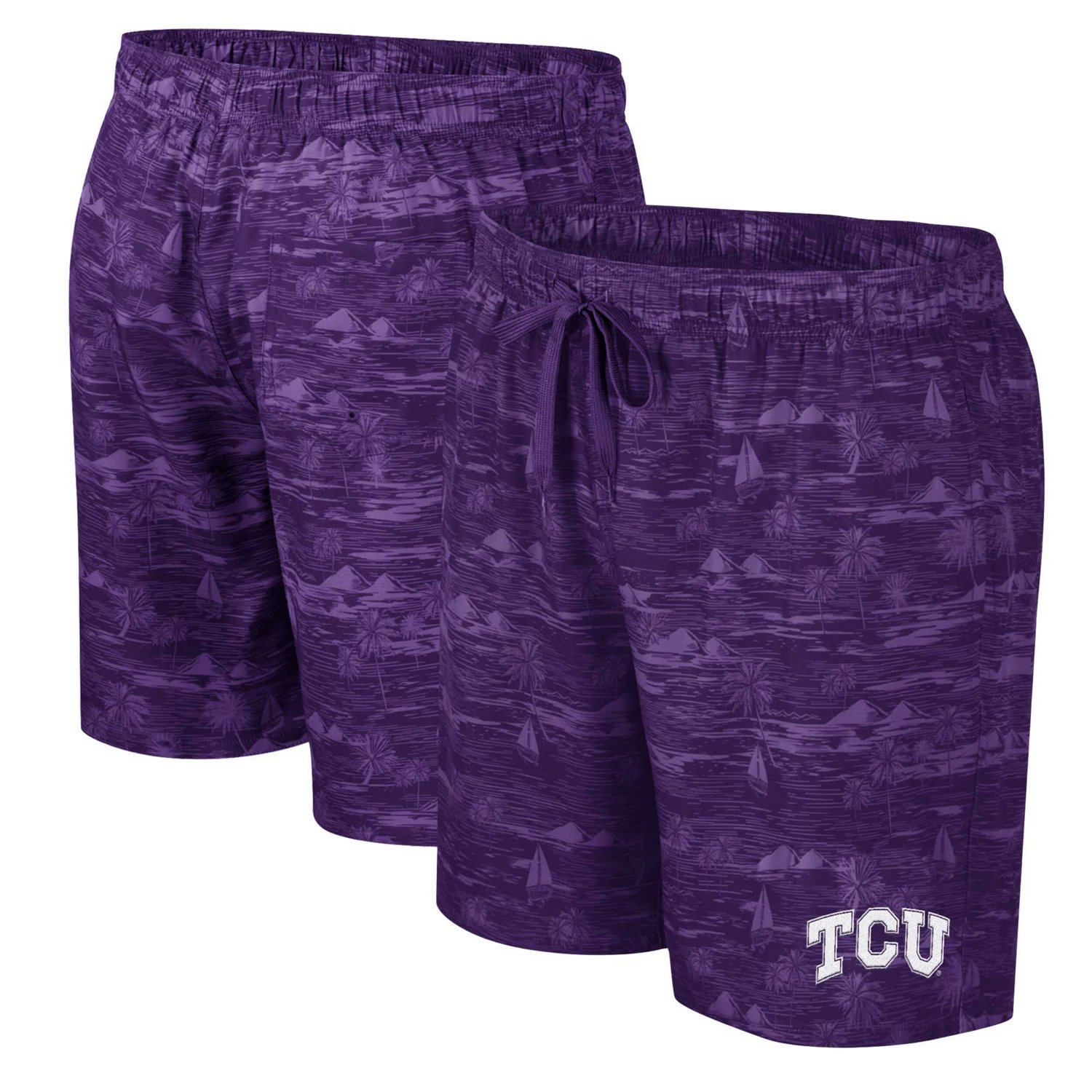 Colosseum TCU Horned Frogs Ozark Swim Shorts | Academy