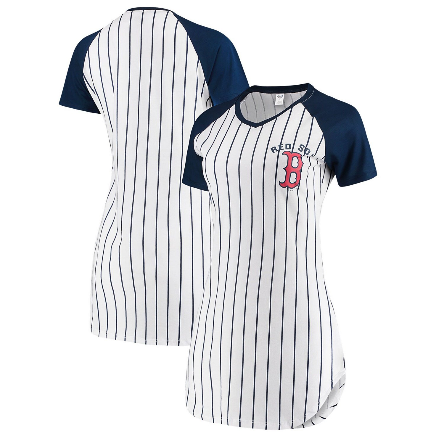 Concepts Sport Boston Red Sox Vigor Pinstripe Nightshirt | Academy