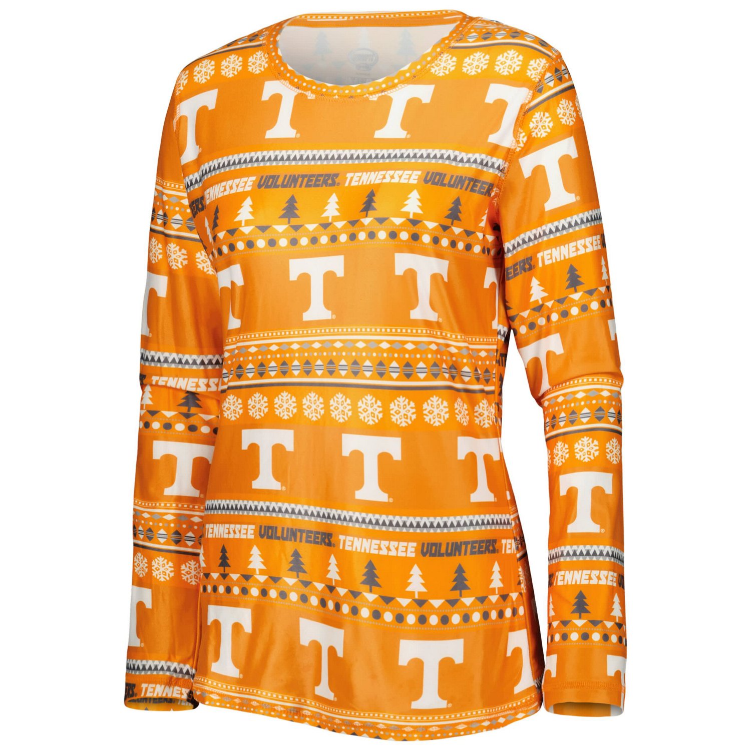Concepts Sport Tennessee Tennessee Volunteers Holiday Long Sleeve T ...