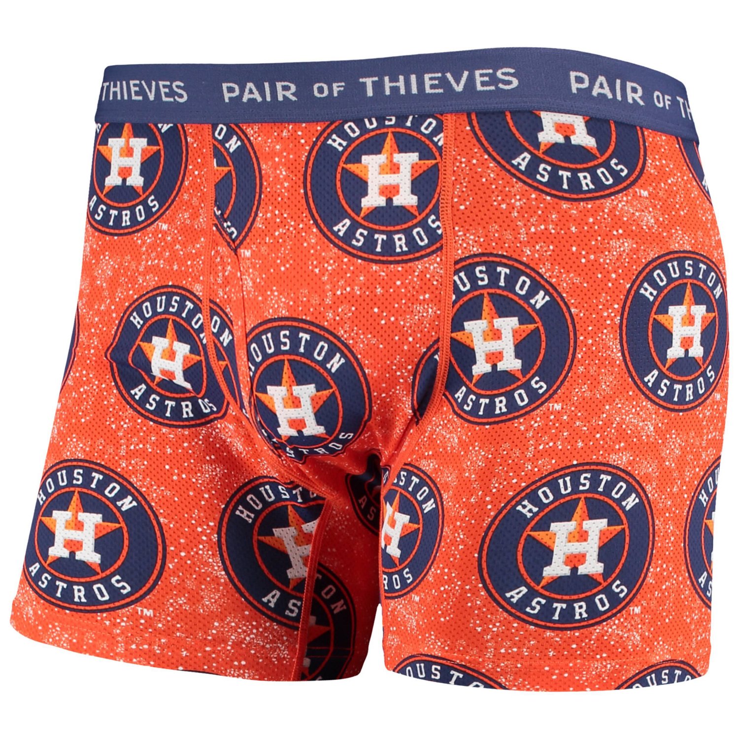 Pair of Thieves /Orange Houston Astros Super Fit 2-Pack Boxer Briefs ...