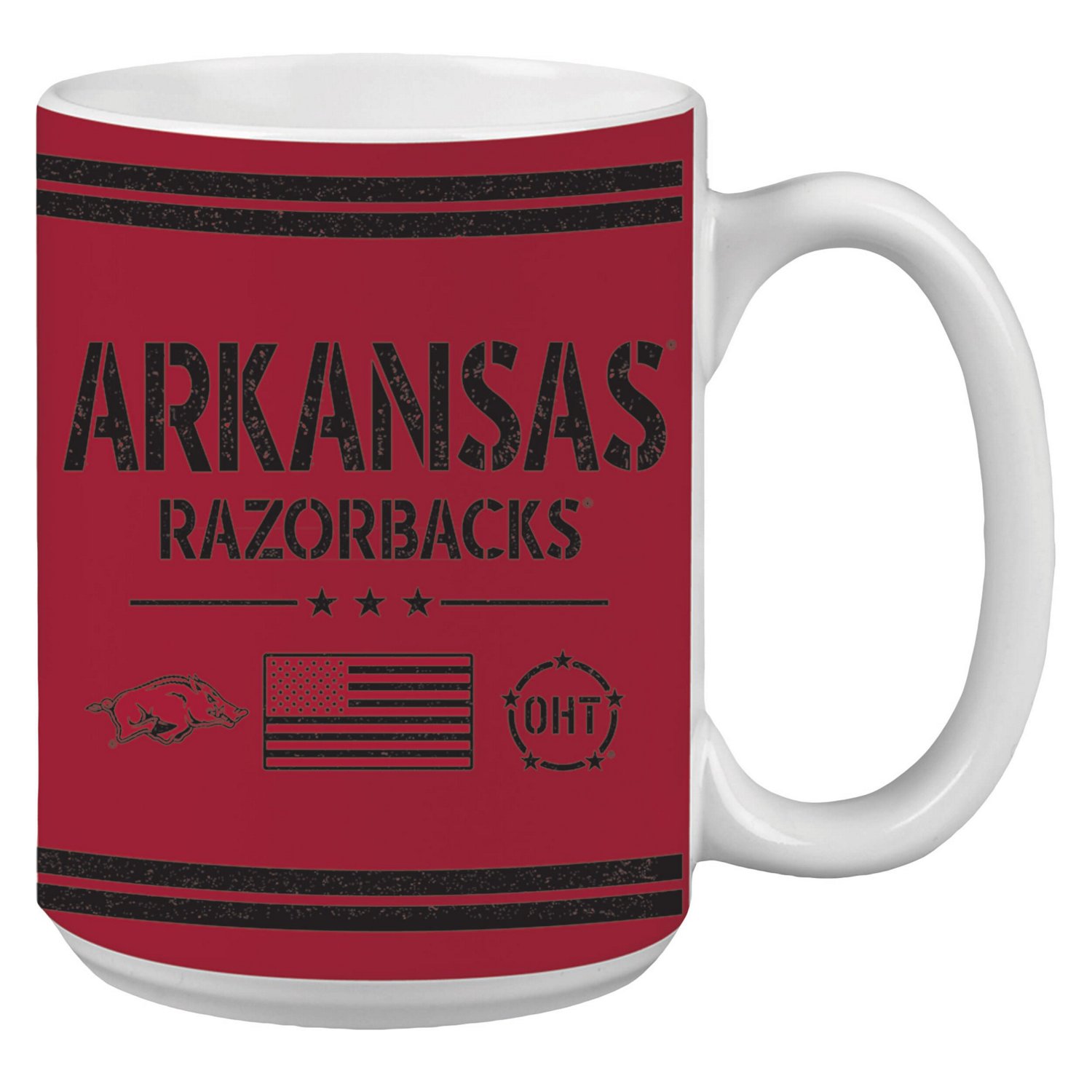 Arkansas Razorbacks 15oz OHT Military Appreciation Mug | Academy