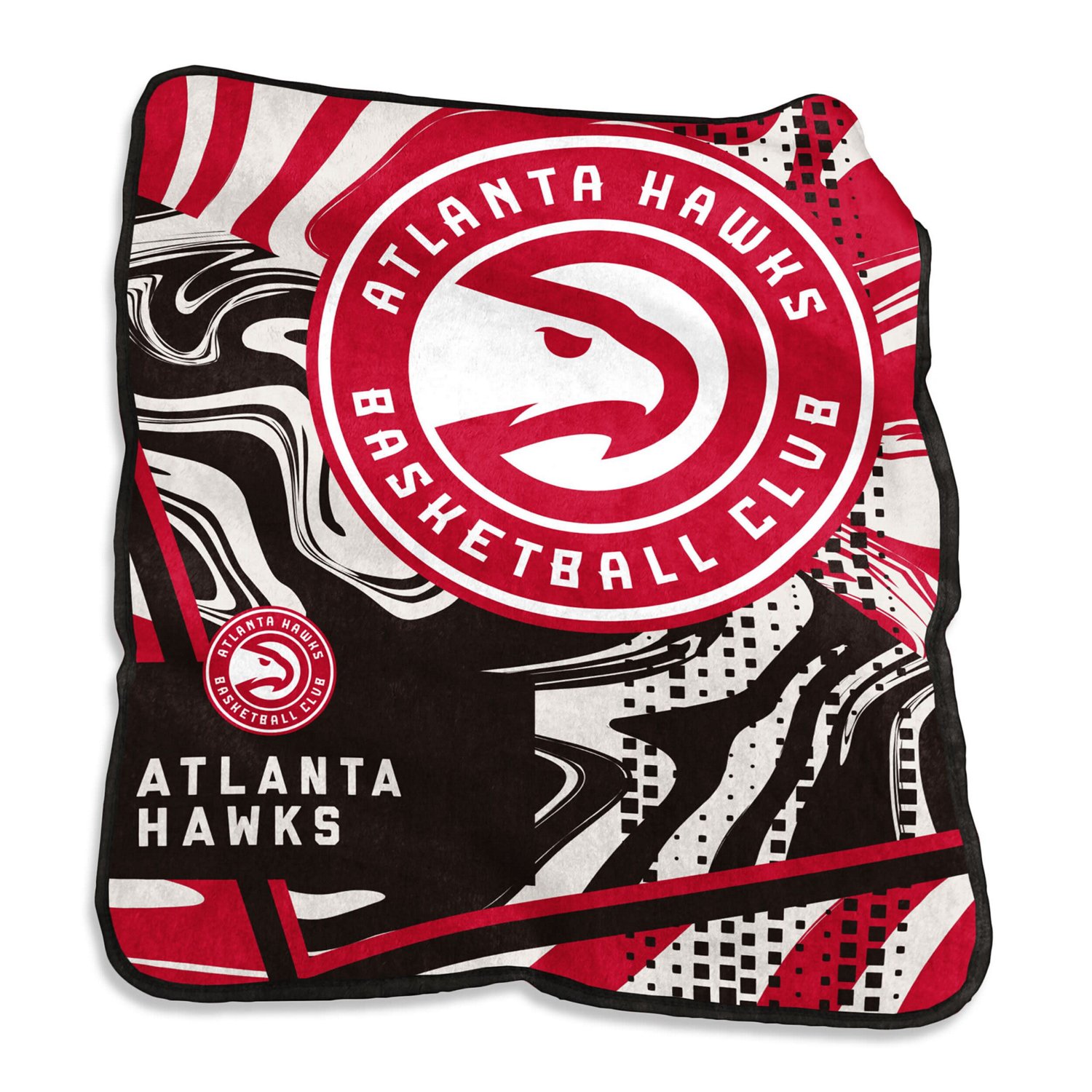 Atlanta Hawks 50" x 60" Swirl Raschel Throw Blanket | Academy