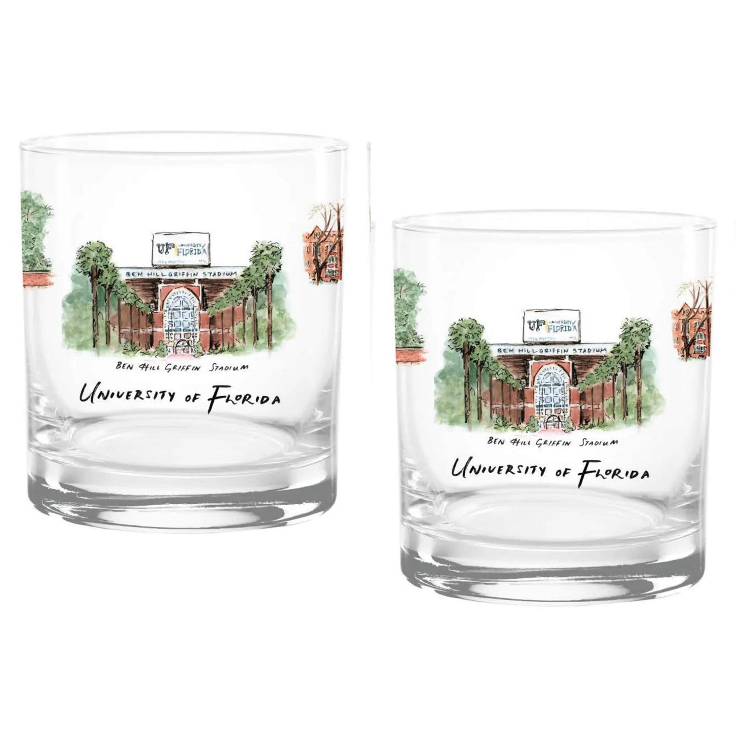 Florida Gators 2-Pack 14oz Laura Wilcox University Rocks Set | Academy