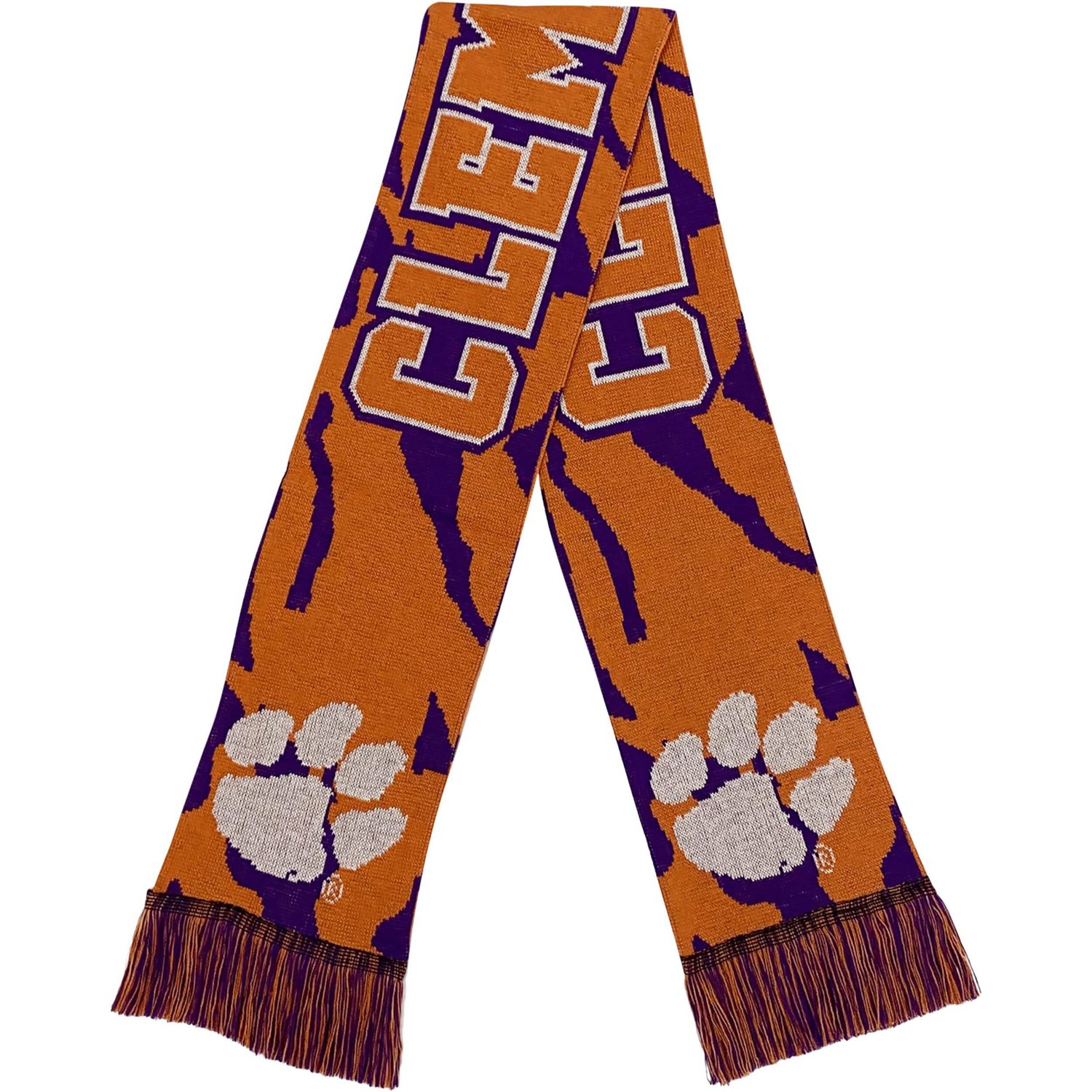 FOCO Clemson Tigers Tonal Camo Scarf | Free Shipping at Academy