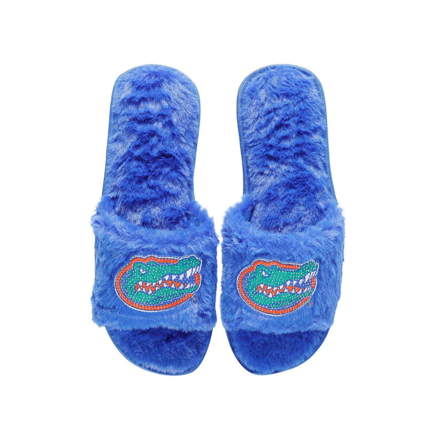 FOCO Florida Gators Rhinestone Fuzzy Slippers | Academy