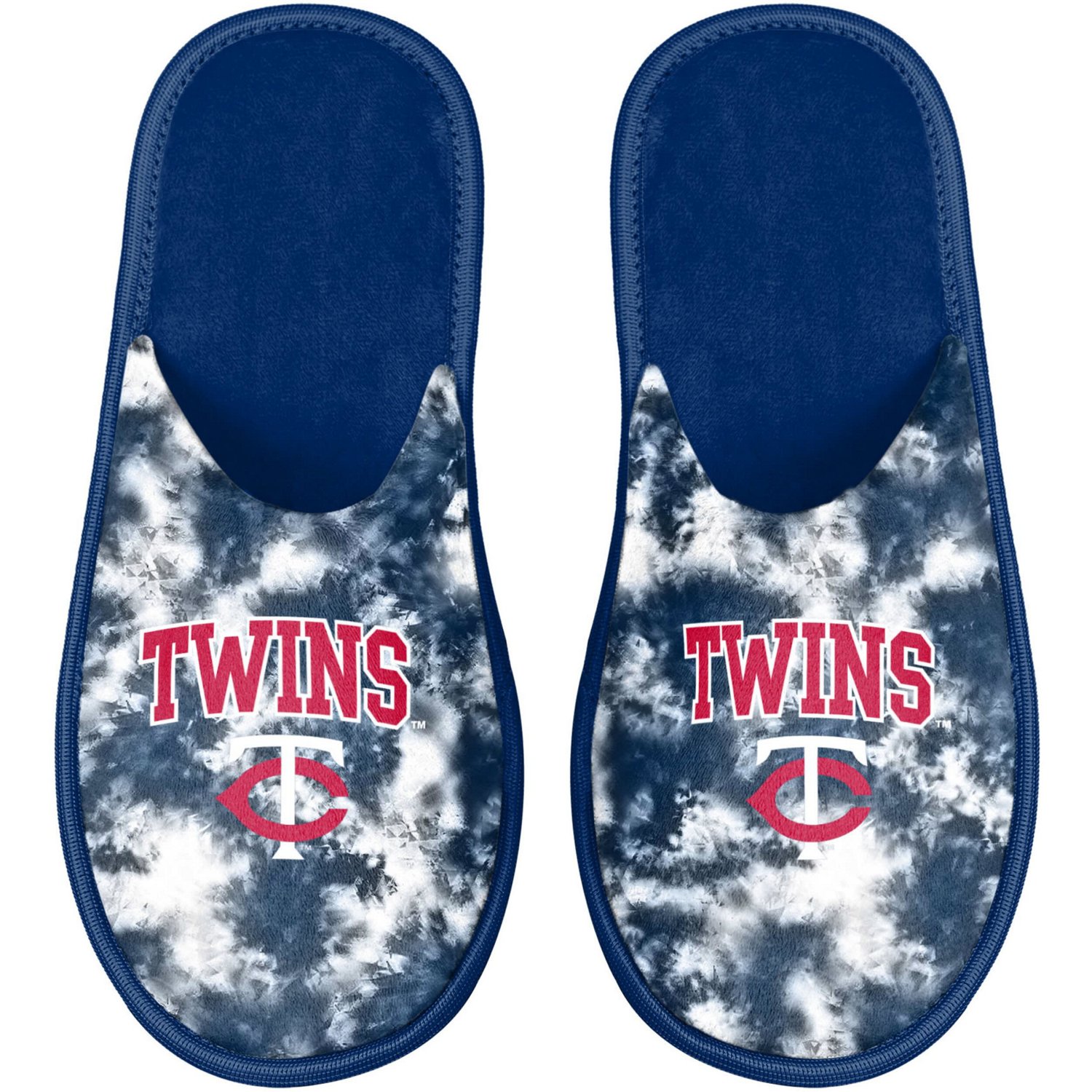 FOCO Minnesota Twins Iconic Logo Scuff Slippers | Academy