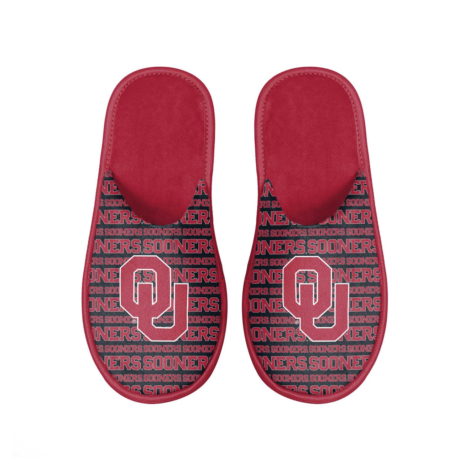 FOCO Oklahoma Sooners Scuff Logo Slide Slippers | Academy