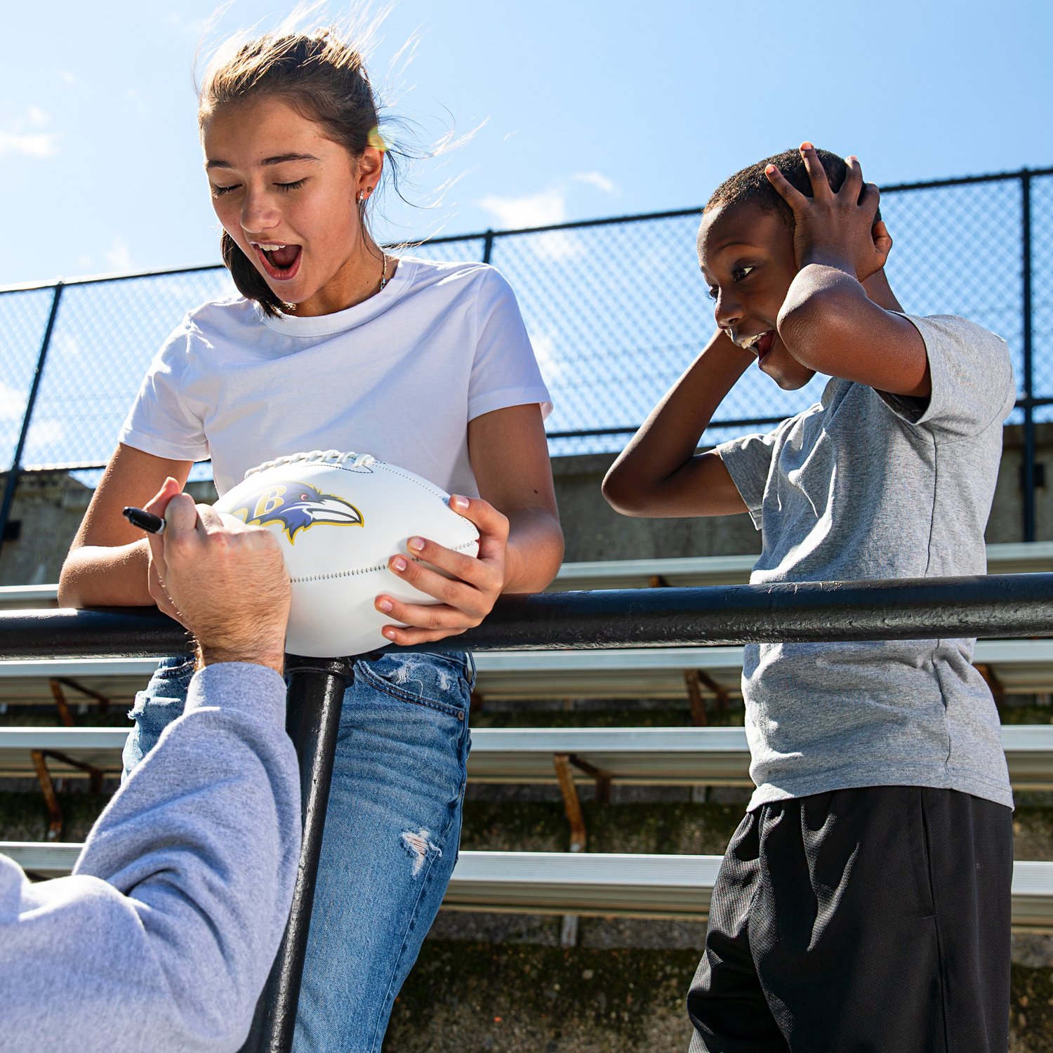 Franklin Baltimore Ravens Official Size Autograph Football | Academy