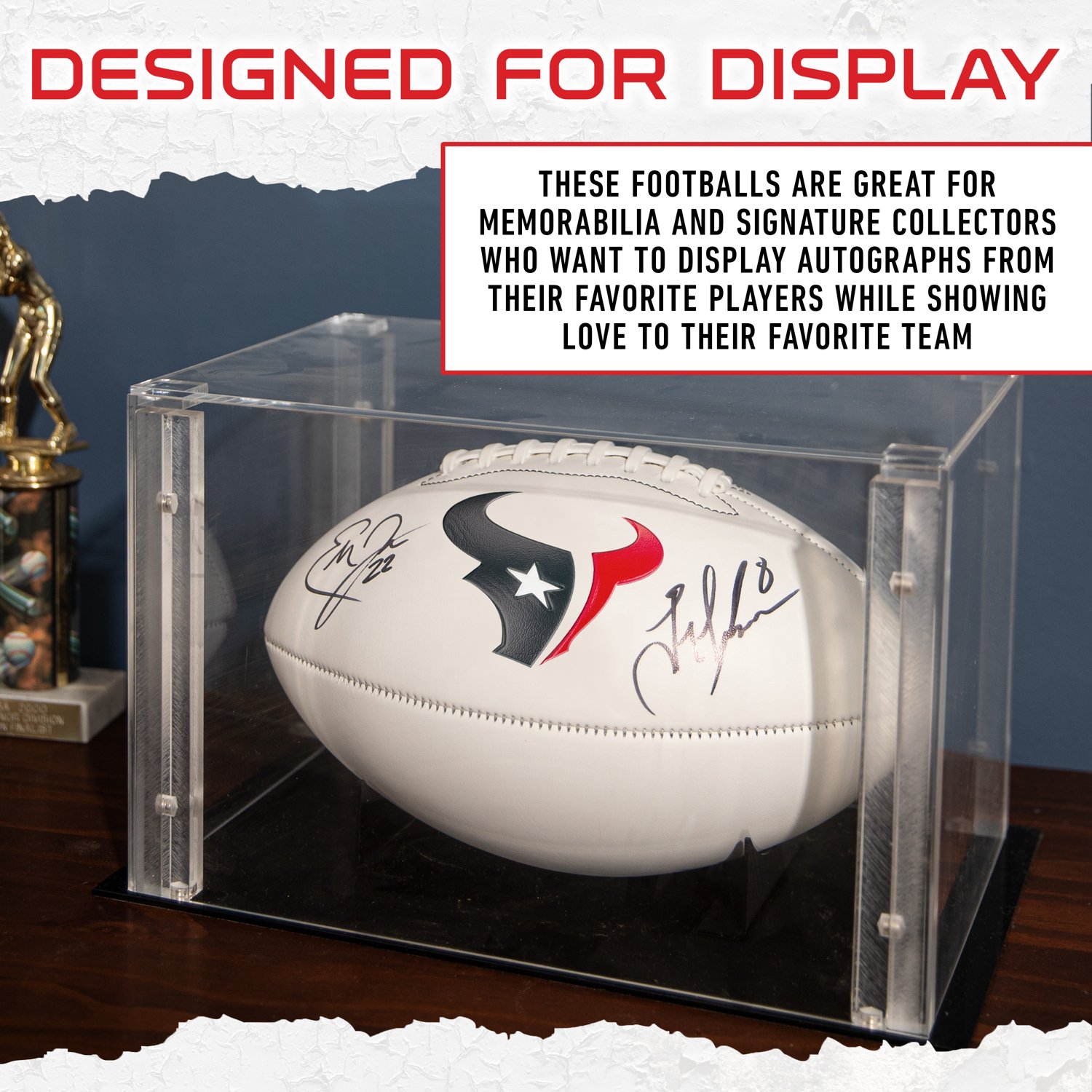 Franklin Houston Texans Official Size Autograph Football | Academy