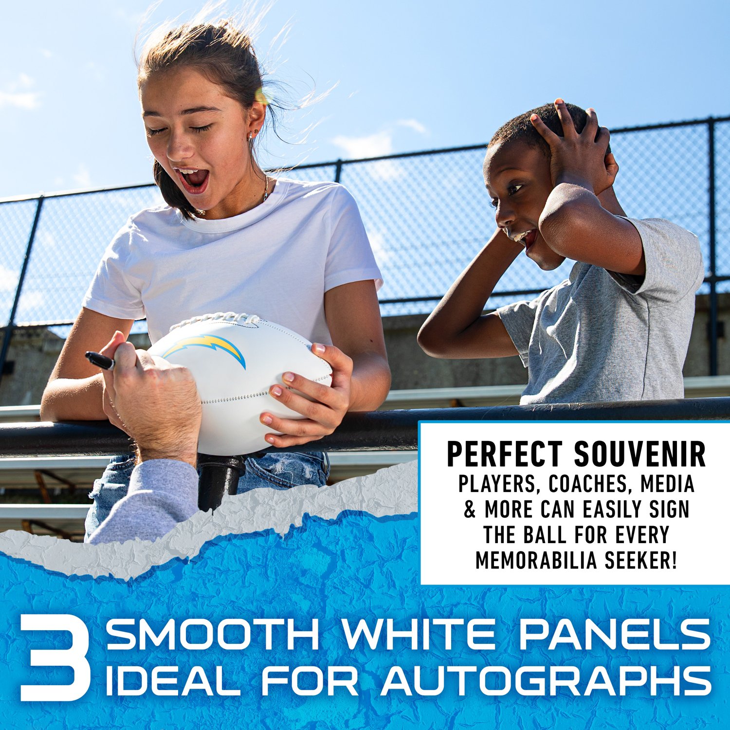 Franklin Los Angeles Chargers Official Size Autograph Football | Academy