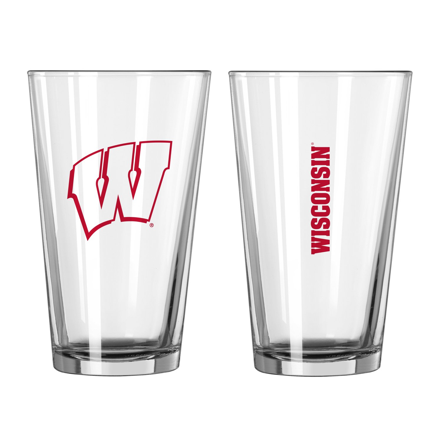 Logo Brands University of Wisconsin 16 oz Gameday Pint Glass | Academy