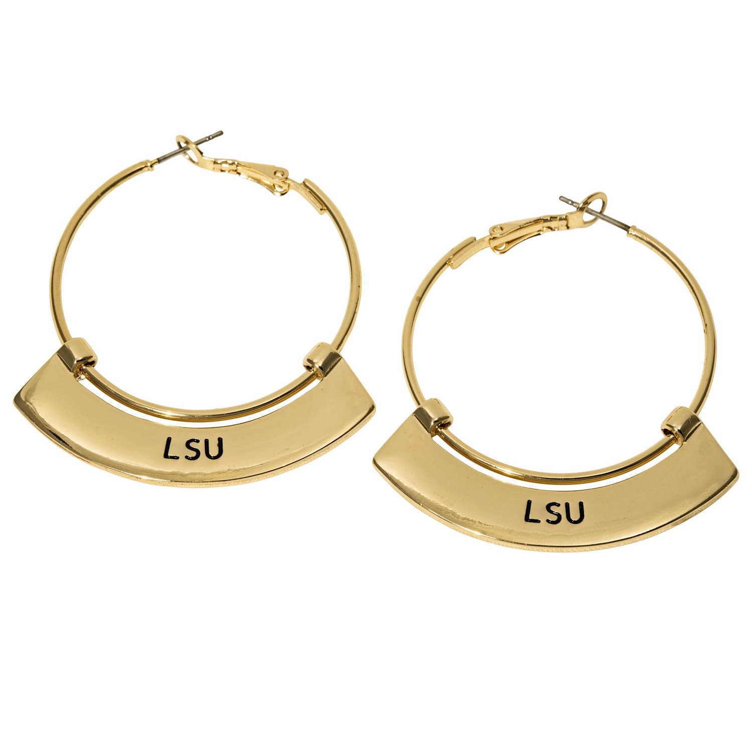LSU Tigers Weller Hoop Earrings | Free Shipping at Academy