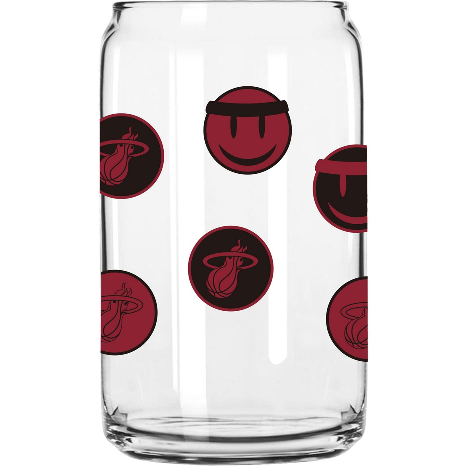 Miami Heat 16oz Smiley Can Glass | Academy