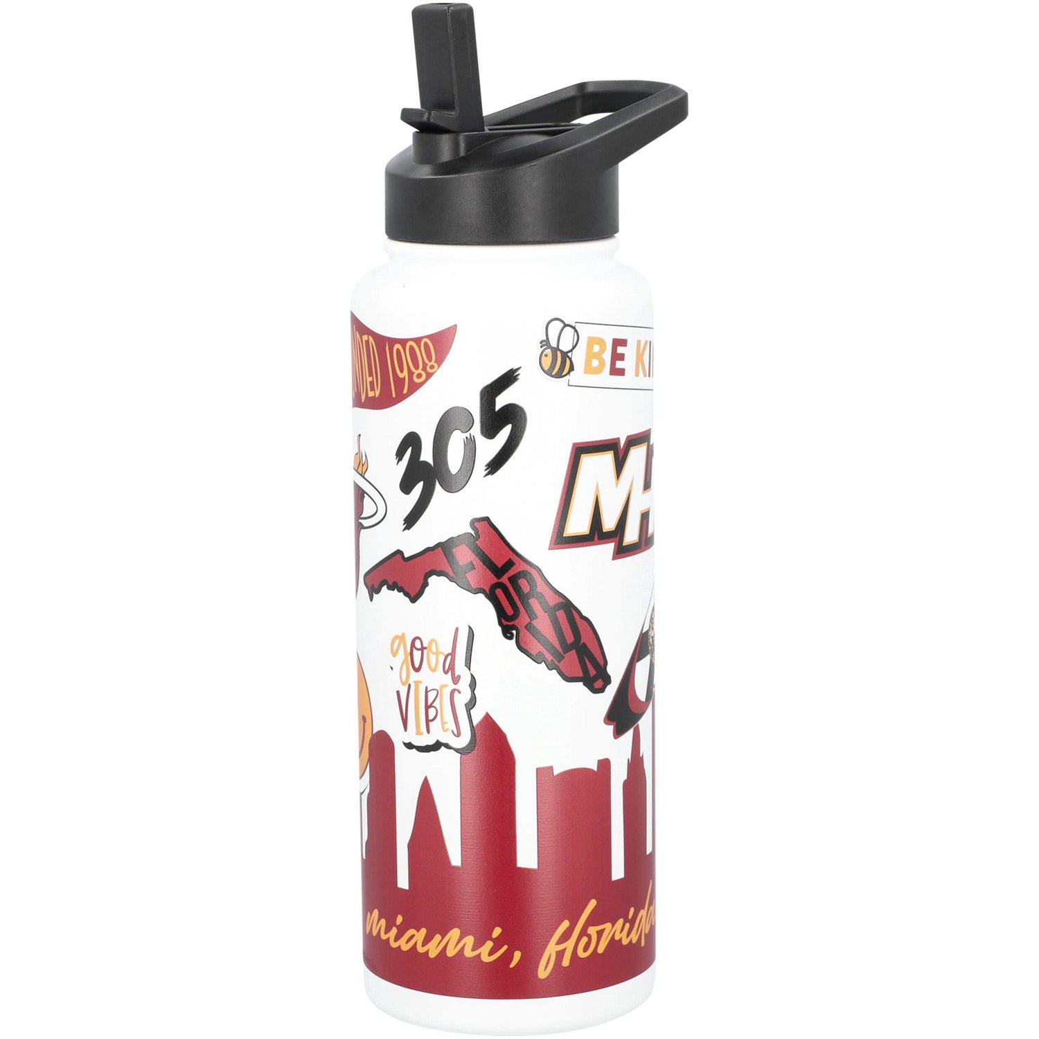 Miami Heat 34oz Native Quencher Bottle | Free Shipping at Academy