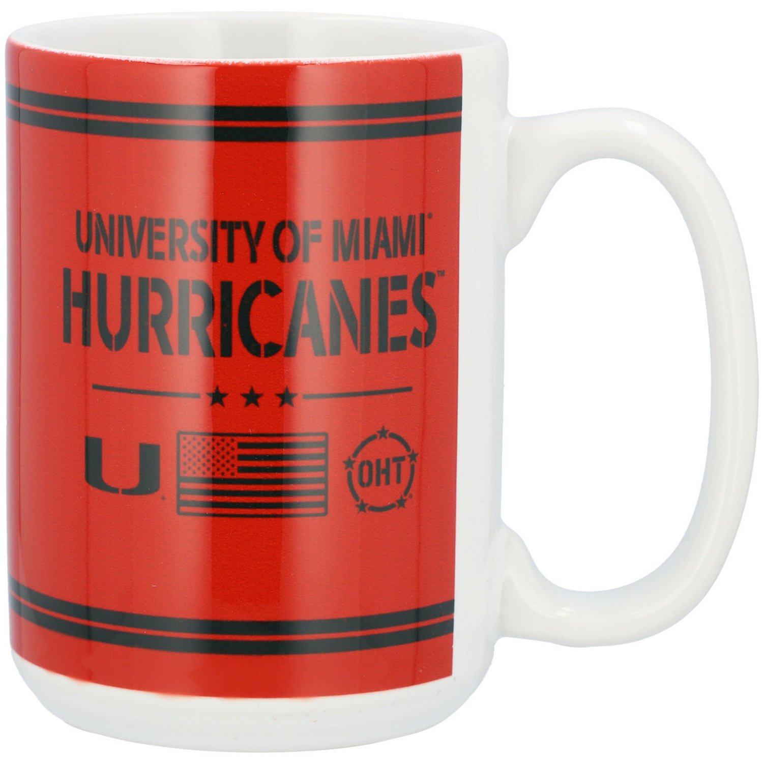 Miami Hurricanes 15oz OHT Military Appreciation Mug | Academy