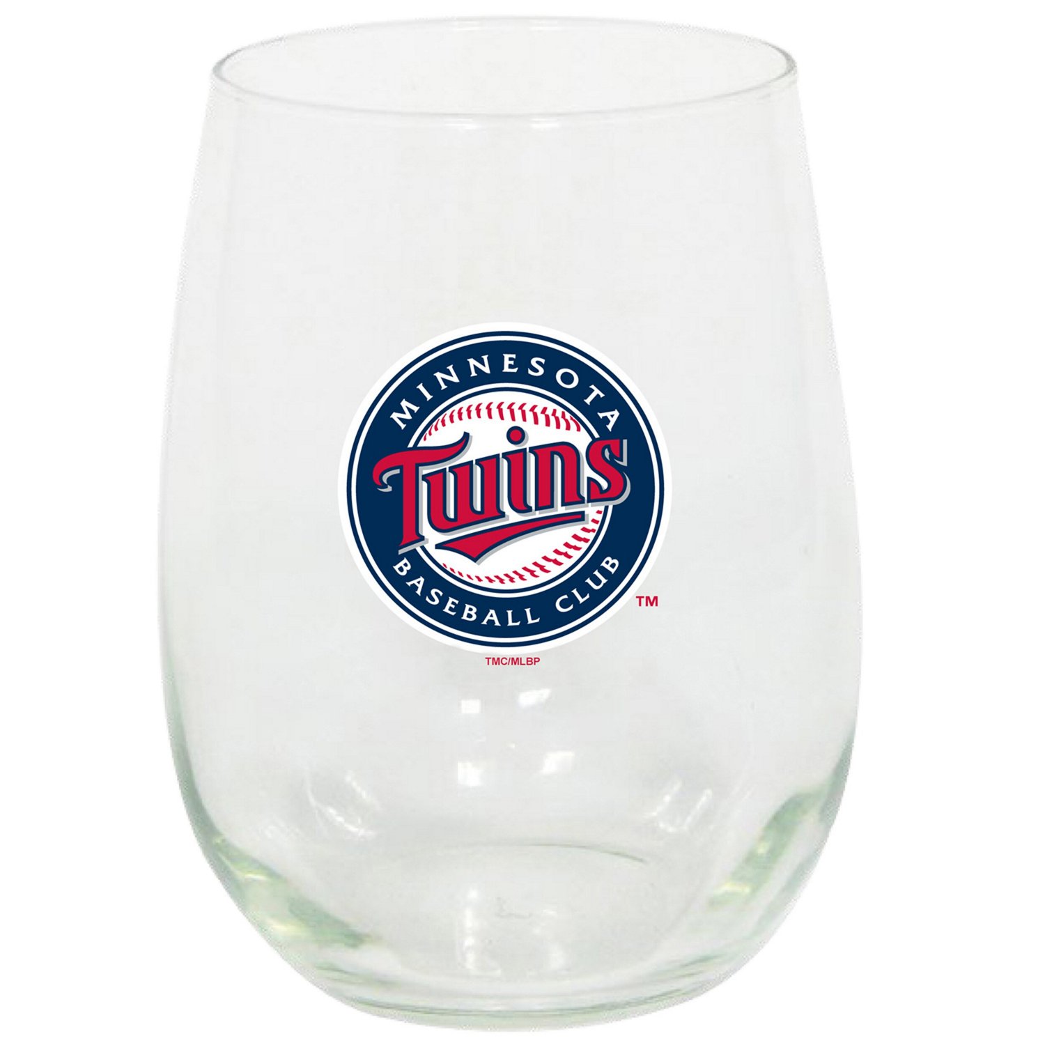 Minnesota Twins 15oz Stemless Wine Glass Academy