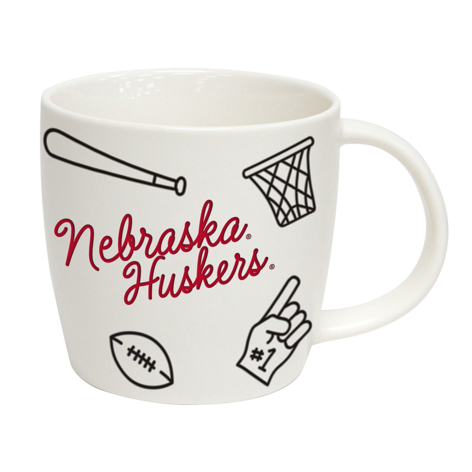 Nebraska Huskers 18oz Playmaker Mug | Academy