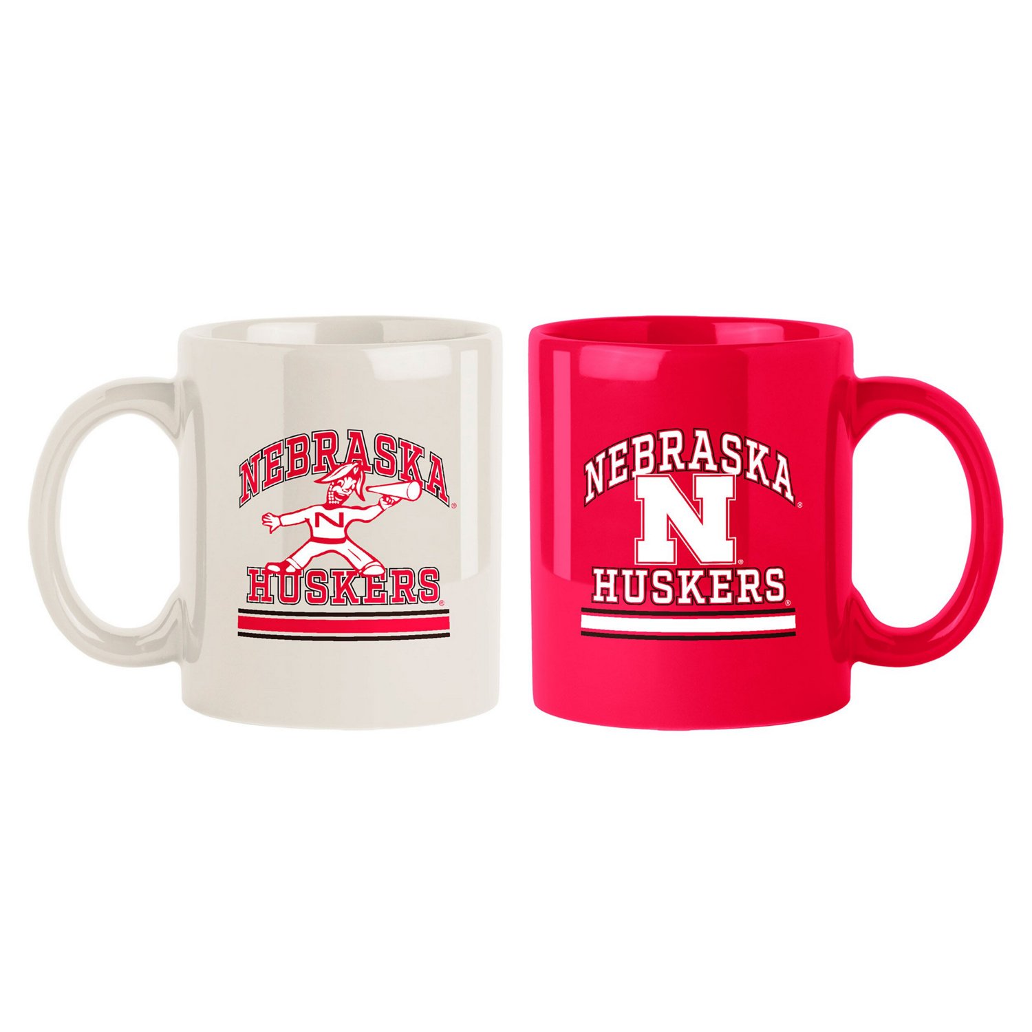 Nebraska Huskers 2-Pack 15oz Color Mug Set | Academy