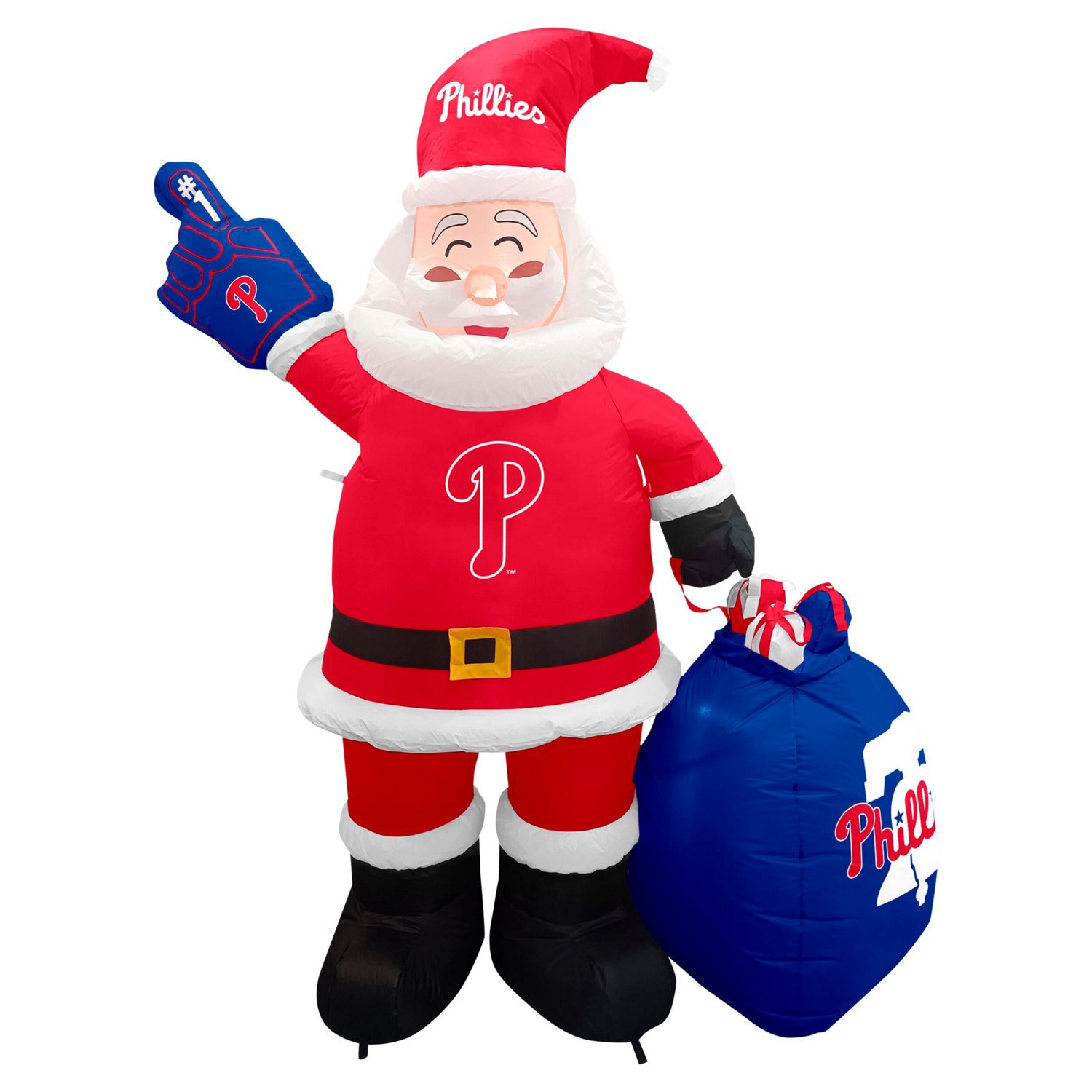 Philadelphia Phillies 7' Inflatable Santa | Academy
