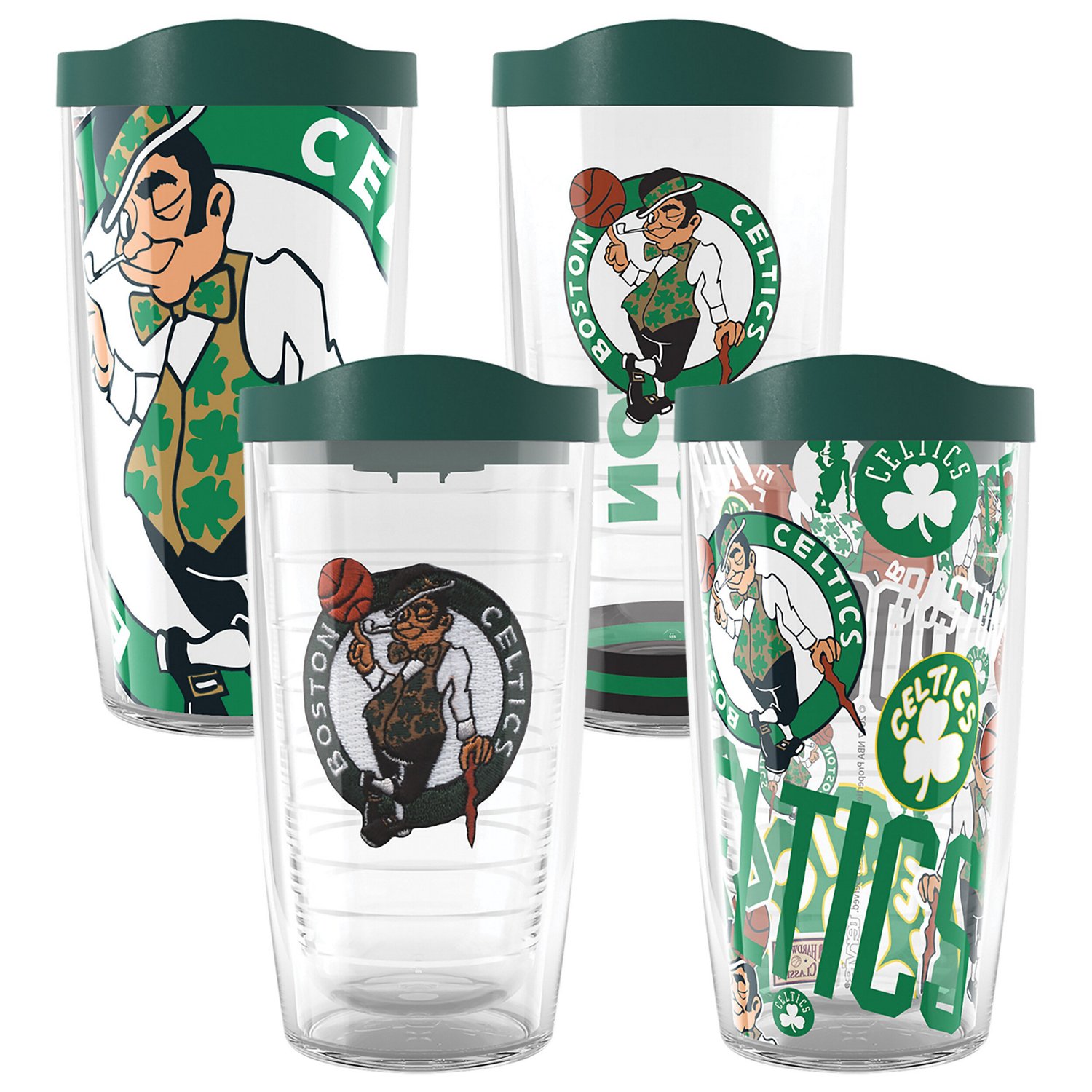 Tervis Boston Celtics Four-Pack 16oz Classic Tumbler Set | Academy