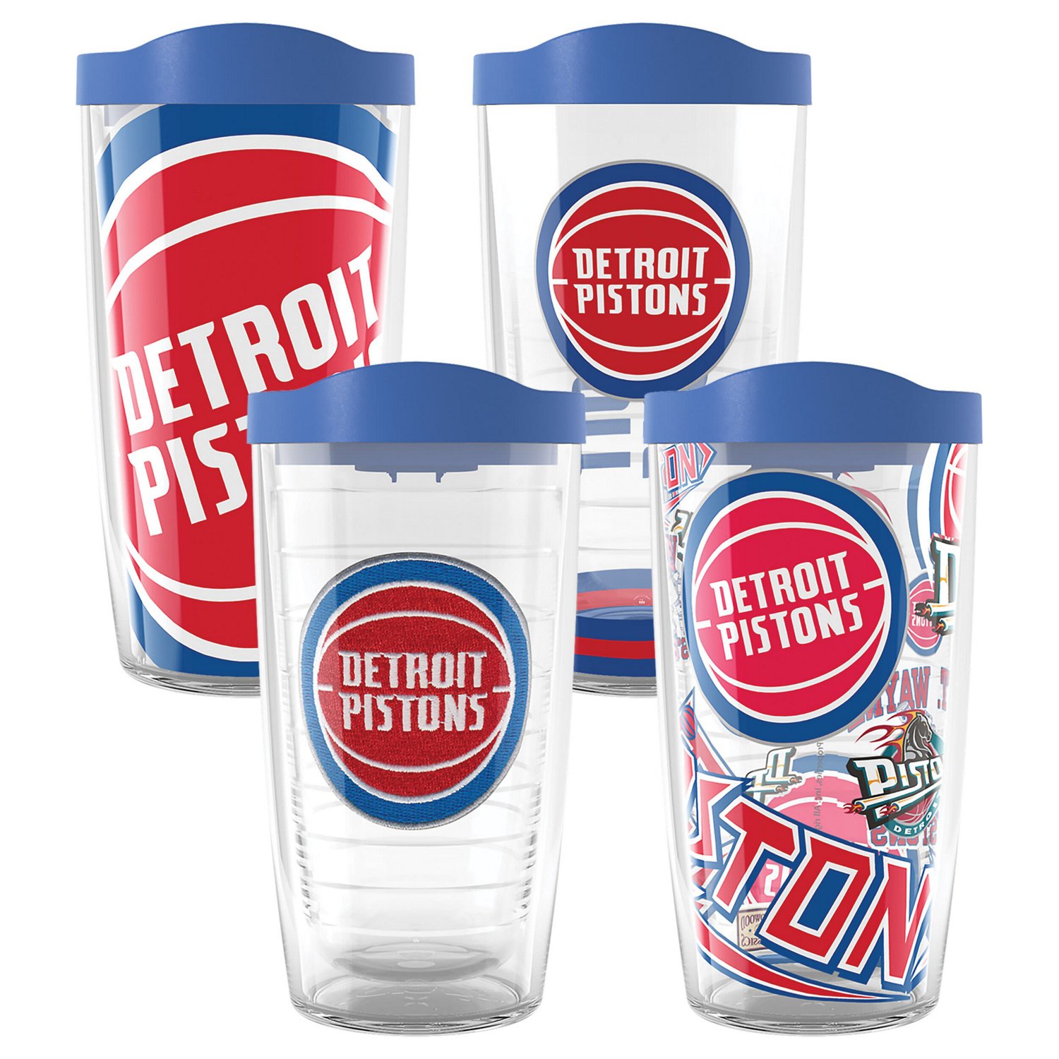 Tervis Detroit Pistons Four-Pack 16oz Classic Tumbler Set | Academy