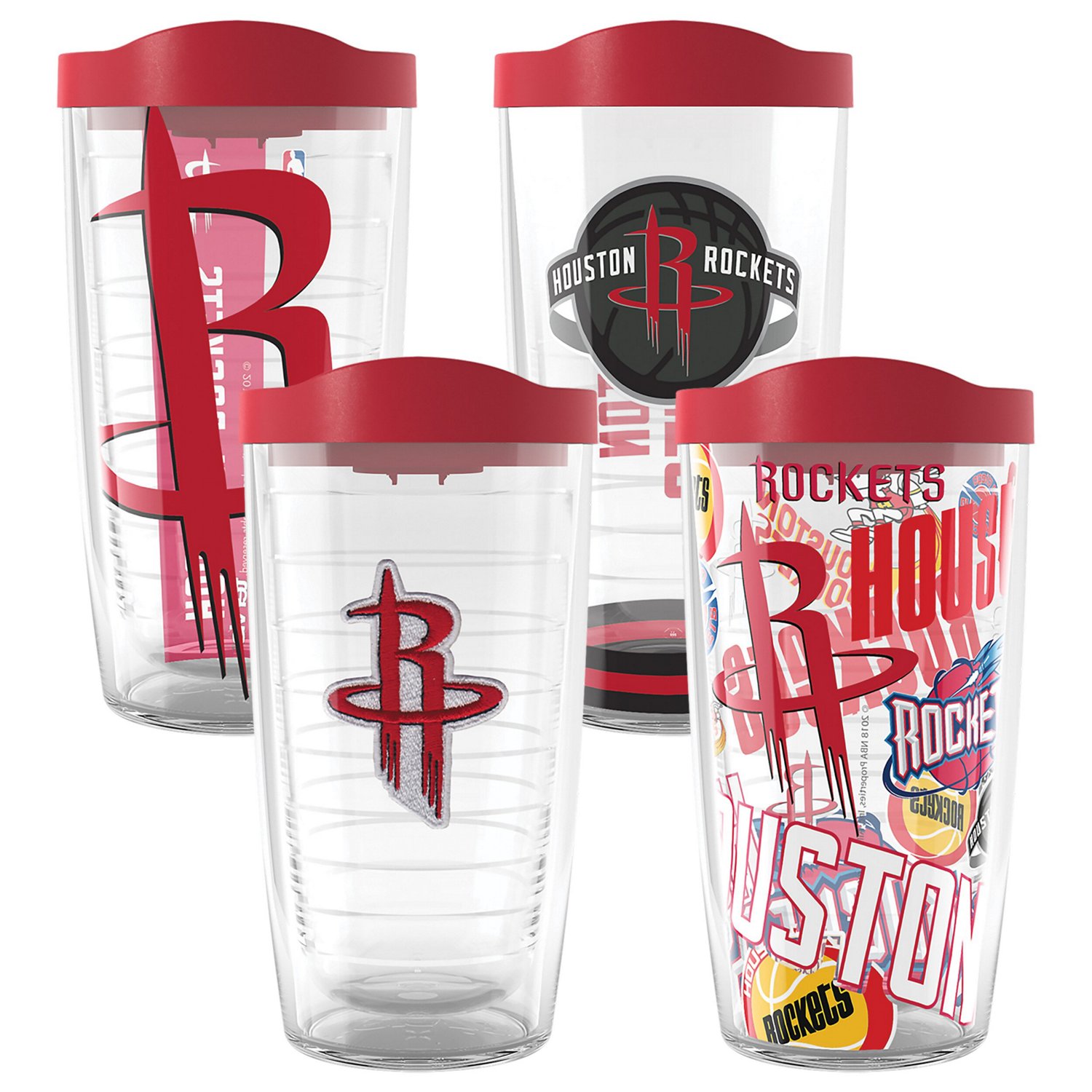 Tervis Houston Rockets Four-Pack 16oz Classic Tumbler Set | Academy