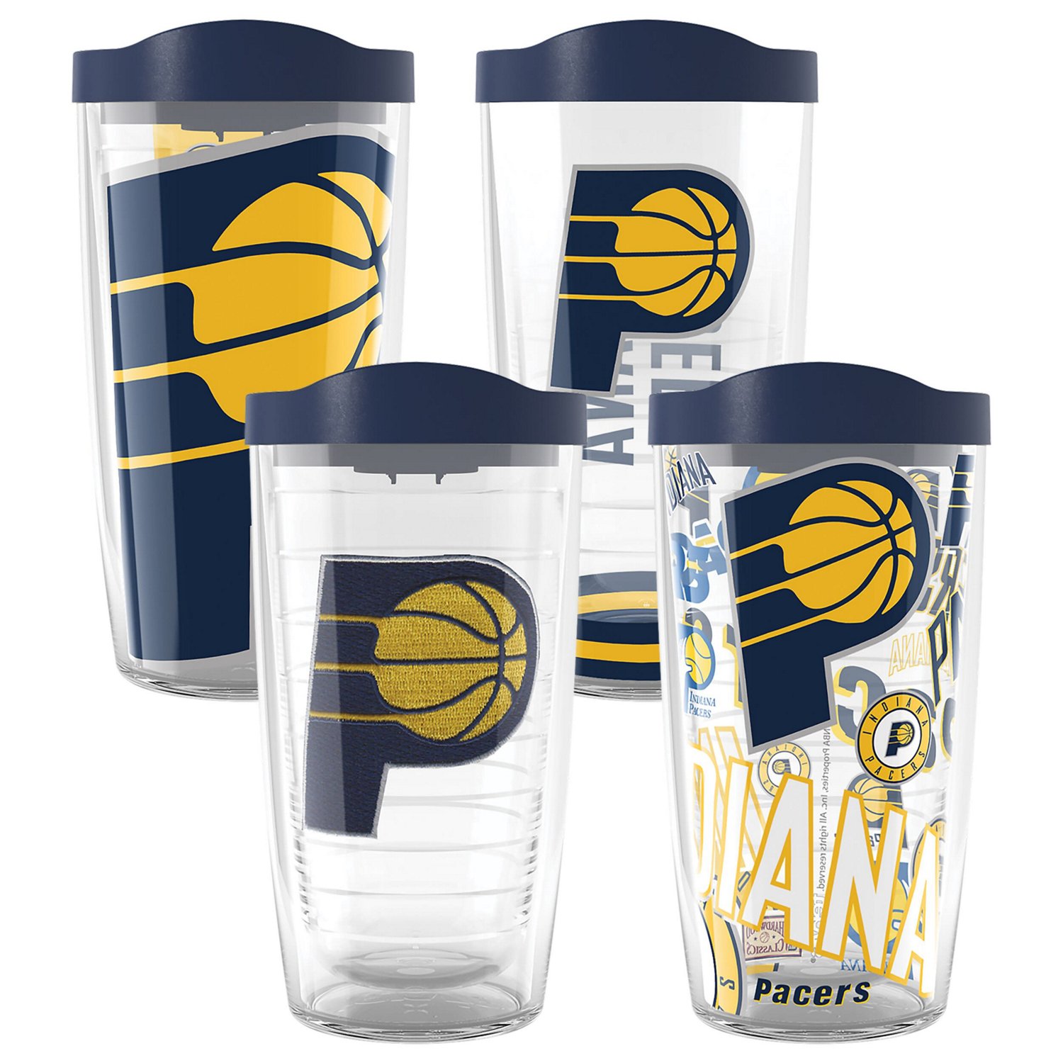 Tervis Indiana Pacers Four-Pack 16oz Classic Tumbler Set | Academy