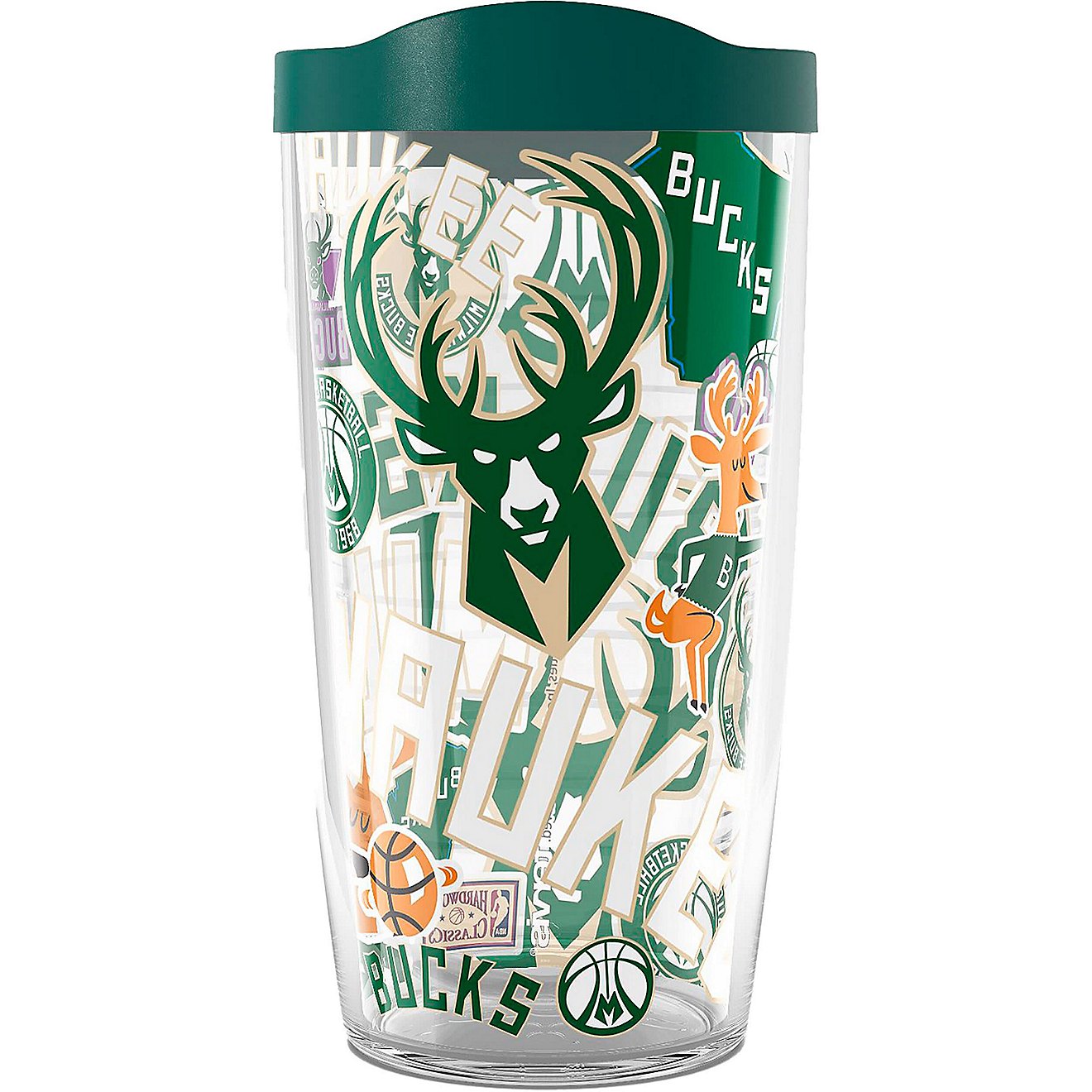Tervis Milwaukee Bucks 16oz Allover Classic Tumbler | Academy Tervis Milwaukee Bucks 16oz Allover Classic Tumbler | Academy