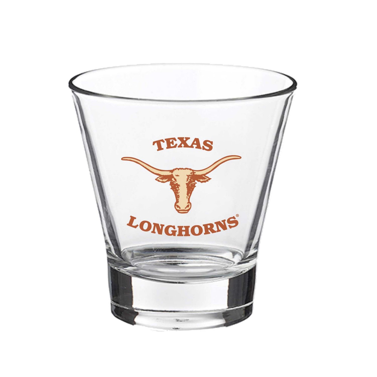 Texas Longhorns 12oz Slant Vault Rock Glass | Academy