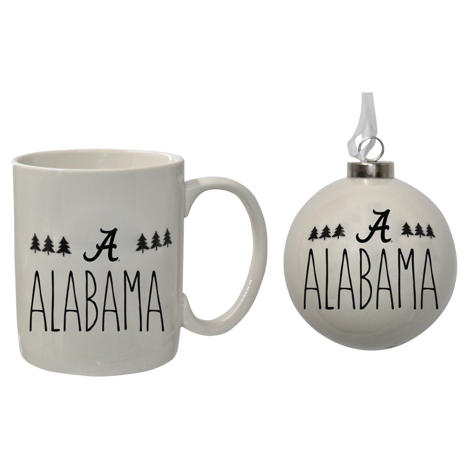 The Memory Company Alabama Crimson Tide Holiday Ornament Mug Set | Academy