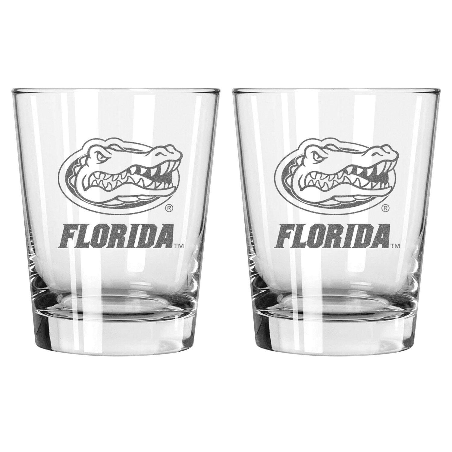 The Memory Company Florida Gators 2-Pack 15oz Double Old Fashioned ...