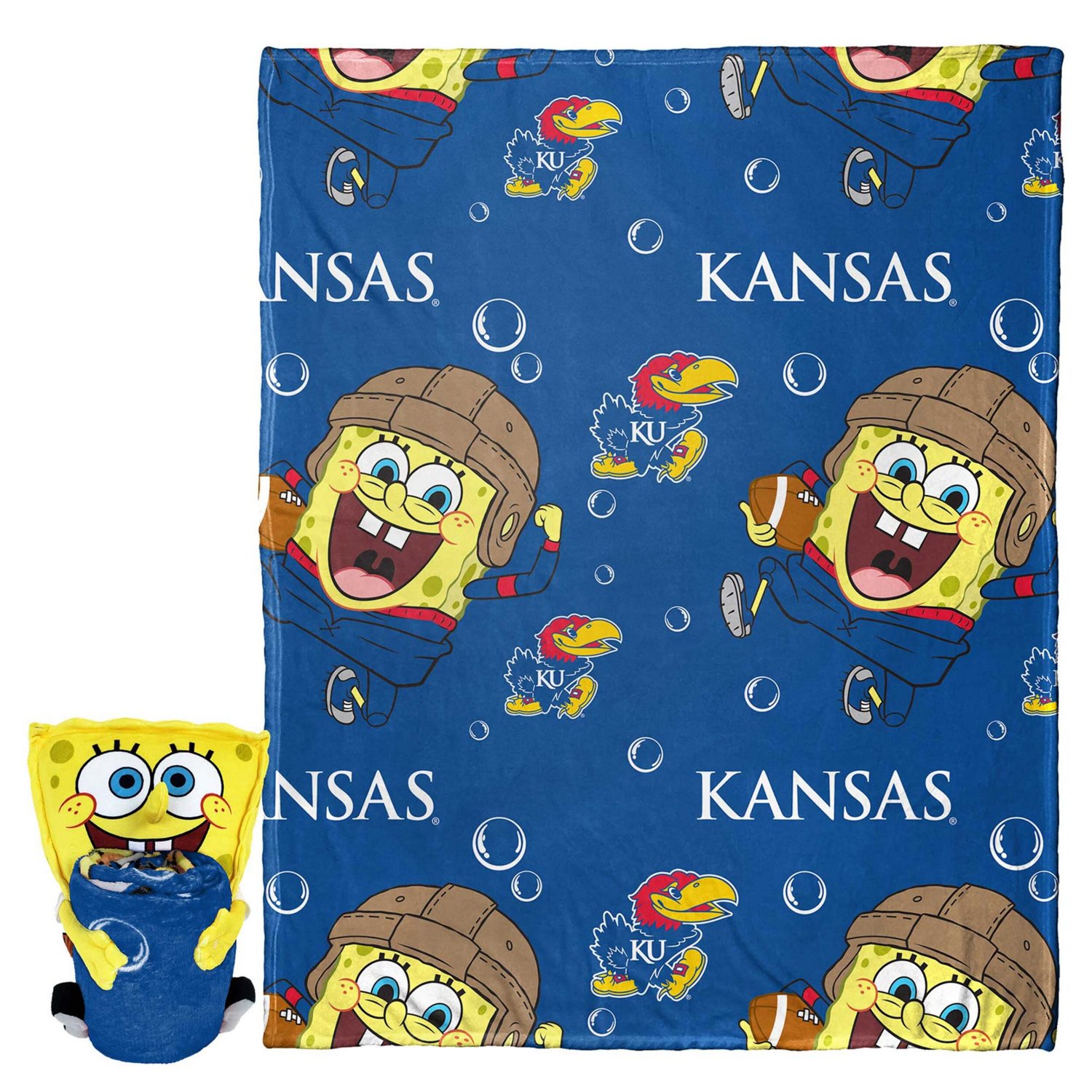 The Northwest Group Kansas Jayhawks Spongebob Squarepants Hugger ...