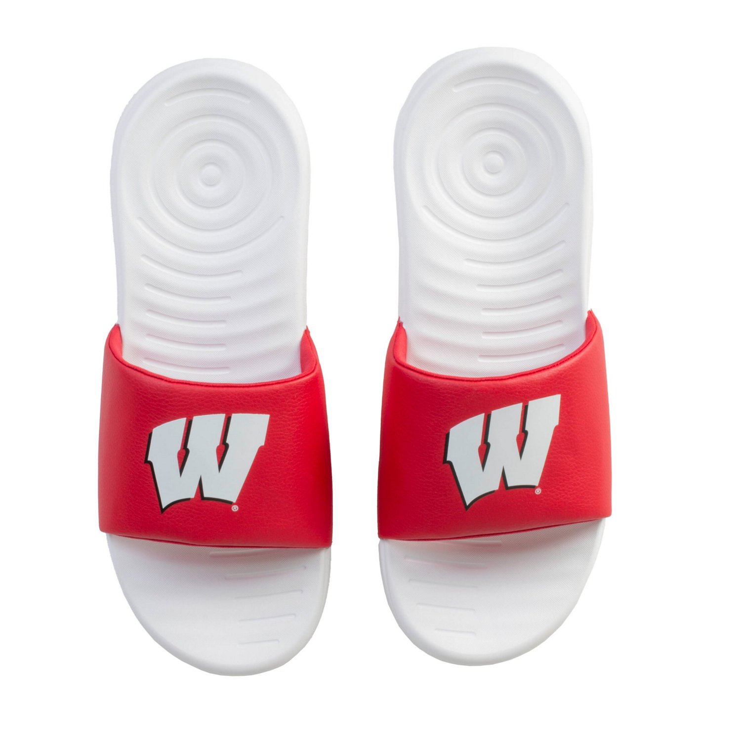Under Armour Wisconsin Badgers Ansa Slide Sandals | Academy