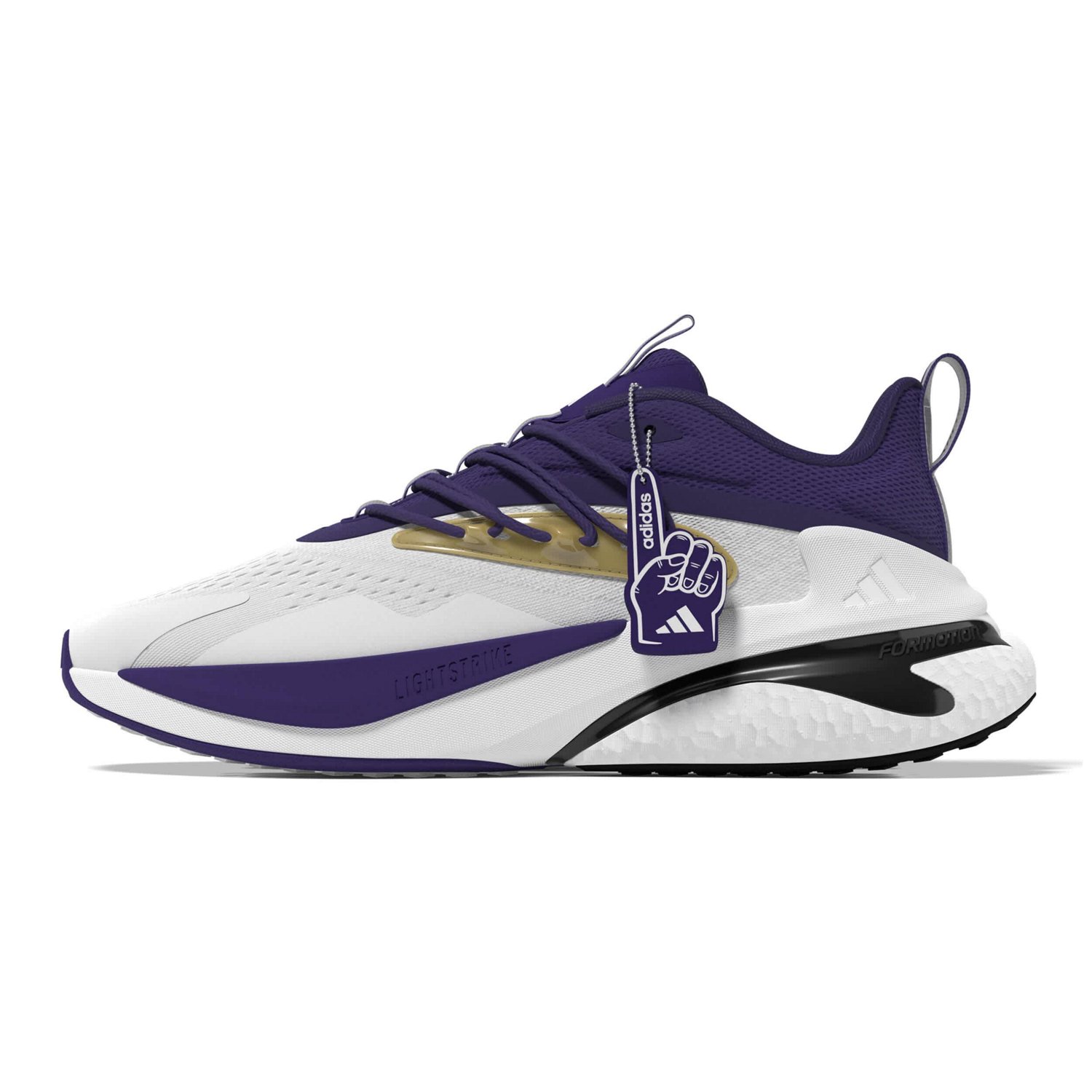 Unisex adidas Purple Washington Huskies AlphaBoost V2 Shoes | Academy