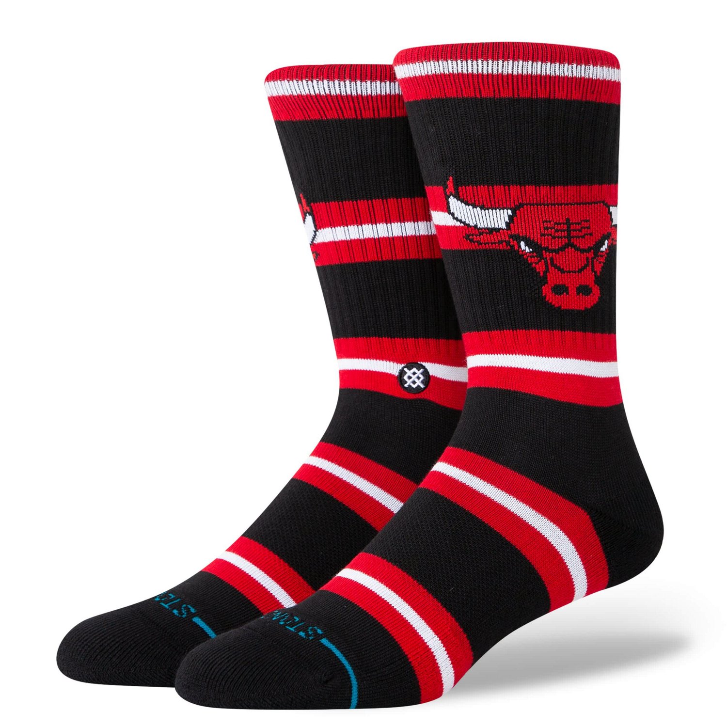 Unisex Stance Chicago Bulls Prep Stripe Crew Sock | Academy