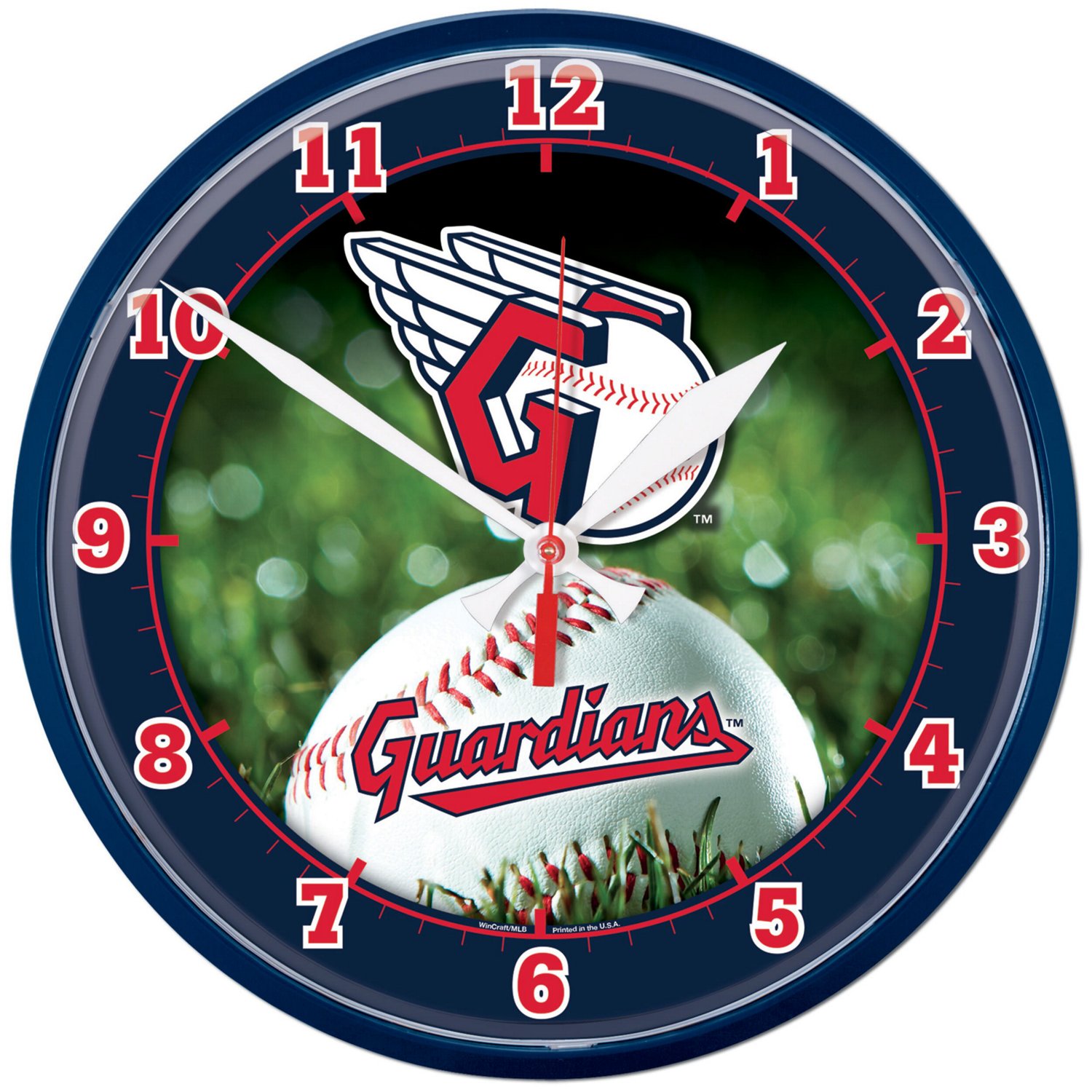 WinCraft Cleveland Guardians Round Clock | Academy