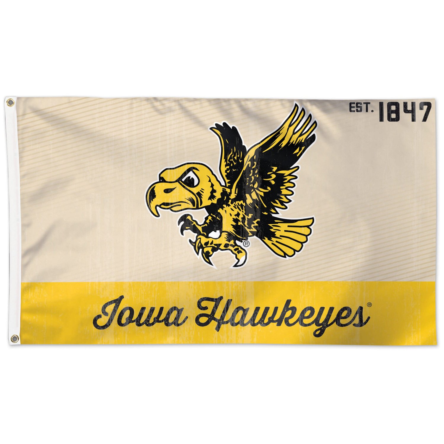 WinCraft Iowa Hawkeyes 3' x 5' Vault One-Sided Flag | Academy