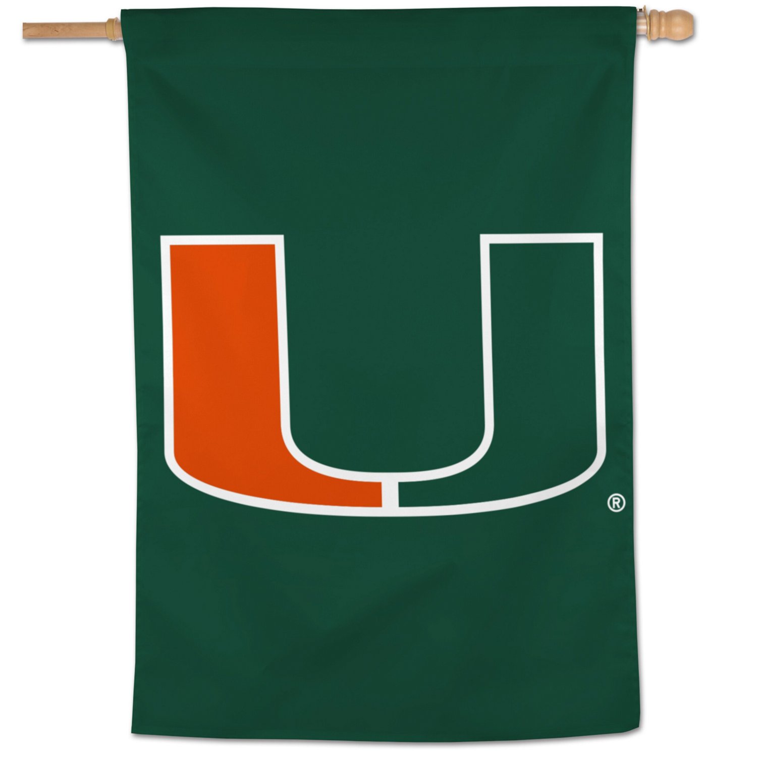 Wincraft Miami Hurricanes 28 X 40 Team Logo Single Sided Vertical