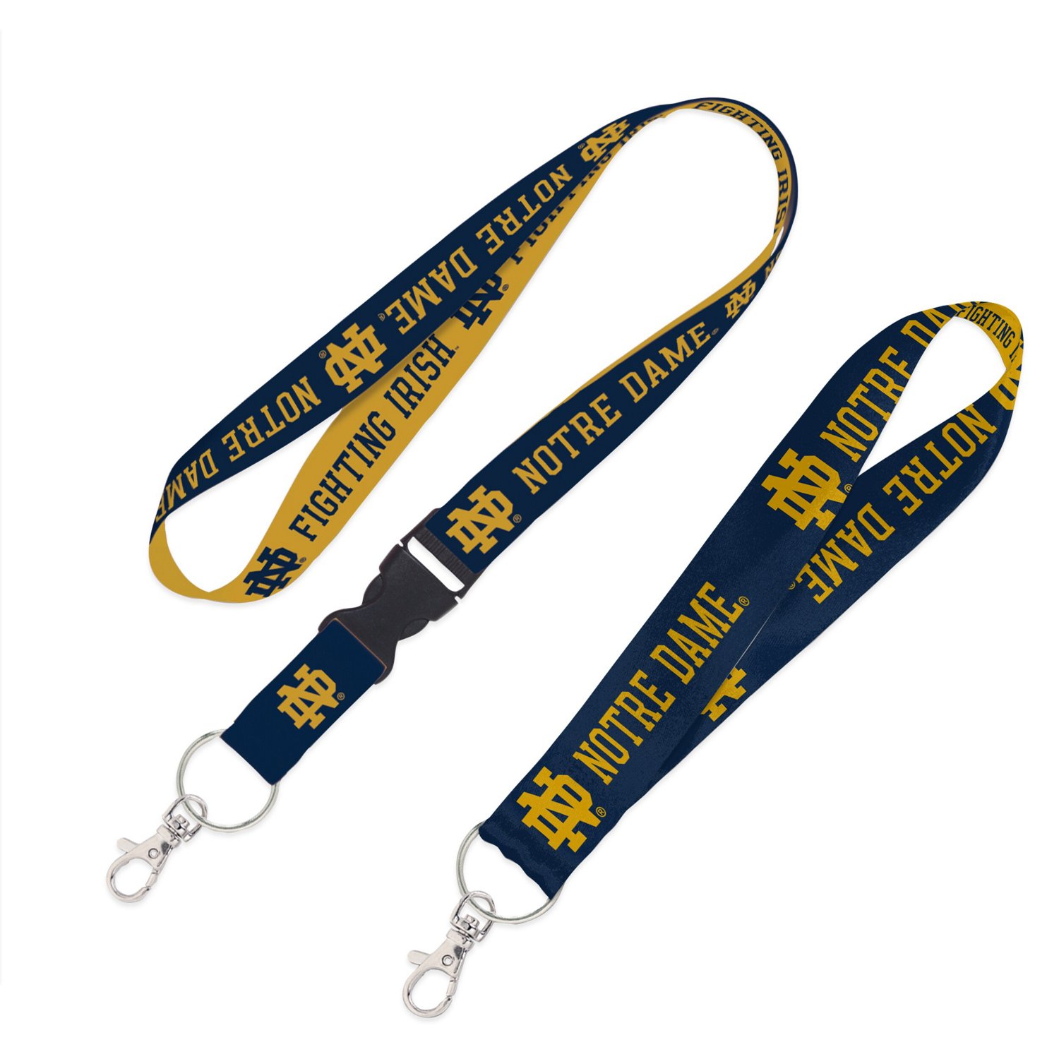 WinCraft Notre Dame Fighting Irish 2-Pack Lanyard with Detachable ...