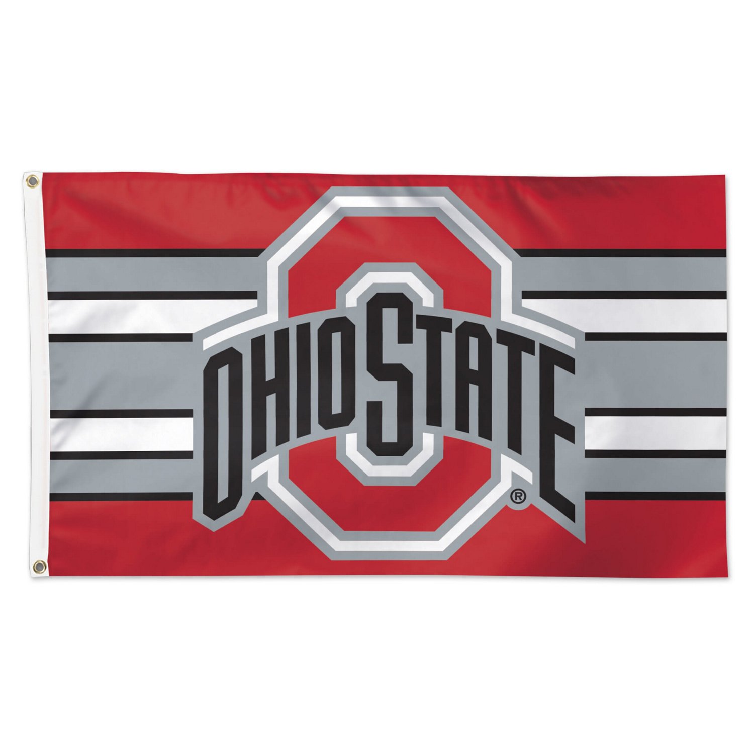WinCraft Ohio State Buckeyes 3' x 5' Horizontal Stripe Deluxe Single ...