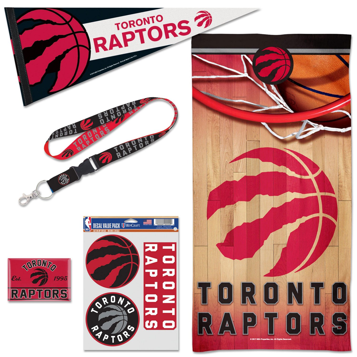 WinCraft Toronto Raptors House Fan Accessories Pack | Academy