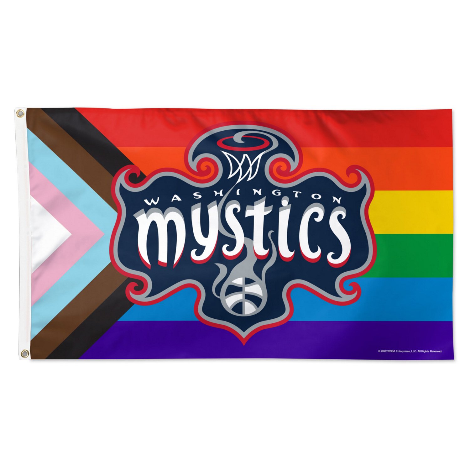 WinCraft Washington Mystics 3' x 5' Pride Single-Sided Flag | Academy