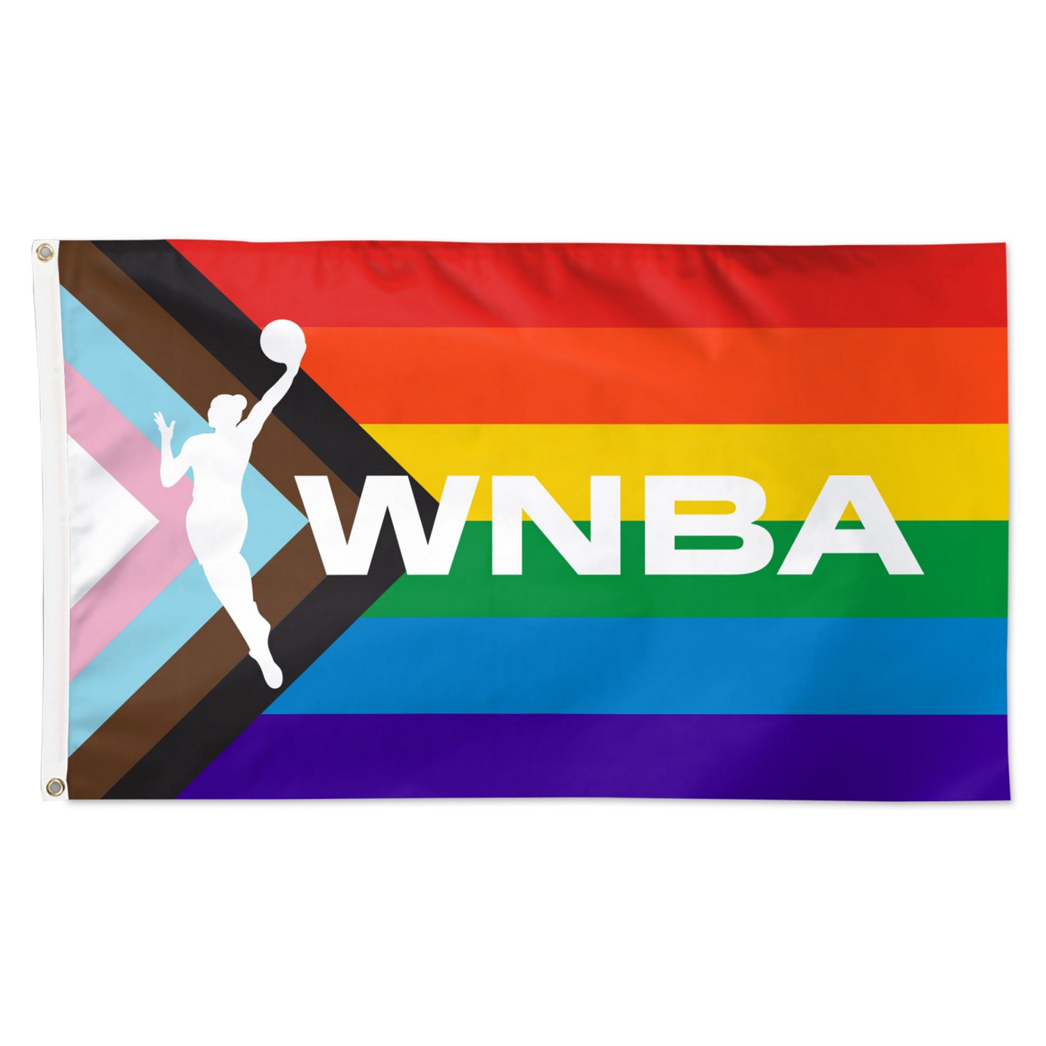 WinCraft WNBA 3' x 5' Pride Wordmark Single-Sided Flag | Academy