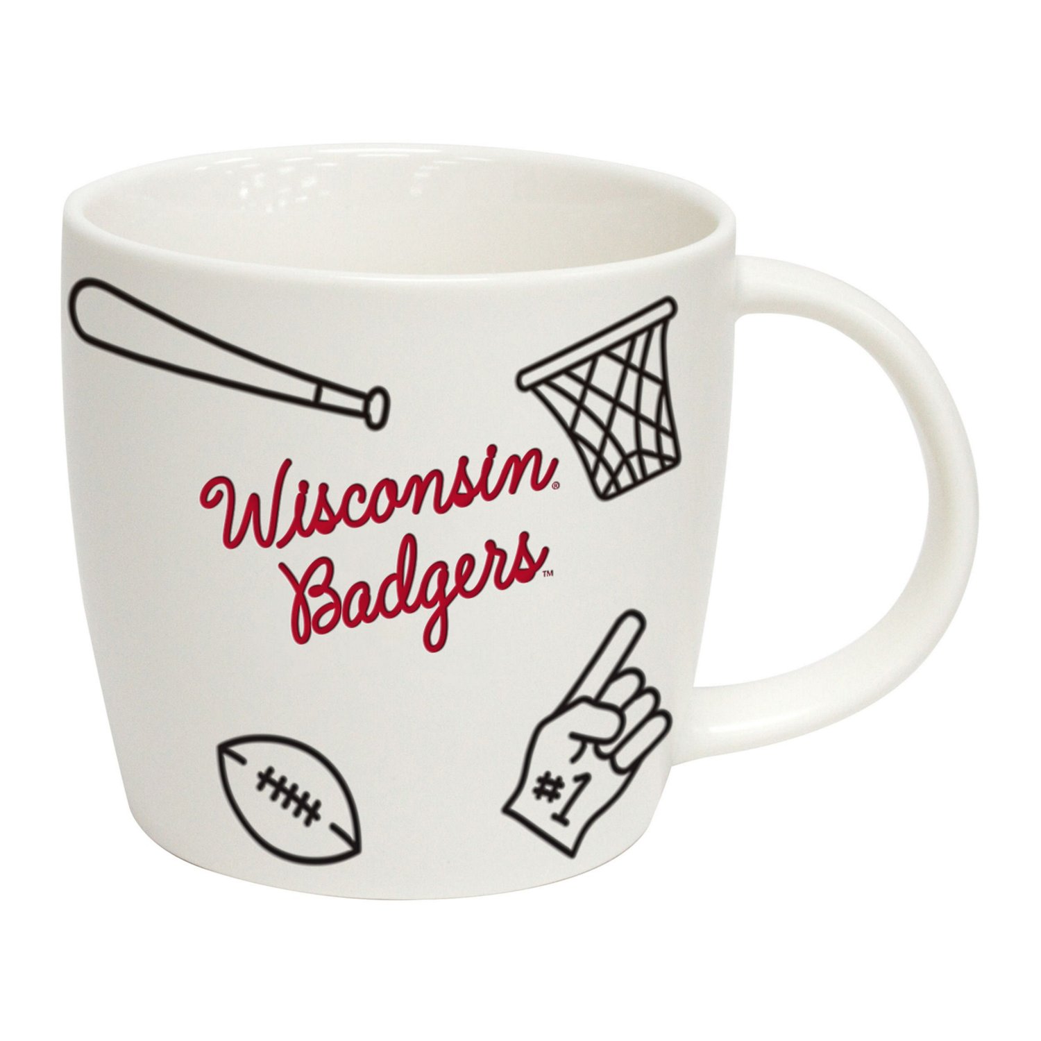 Wisconsin Badgers 18oz Playmaker Mug | Academy