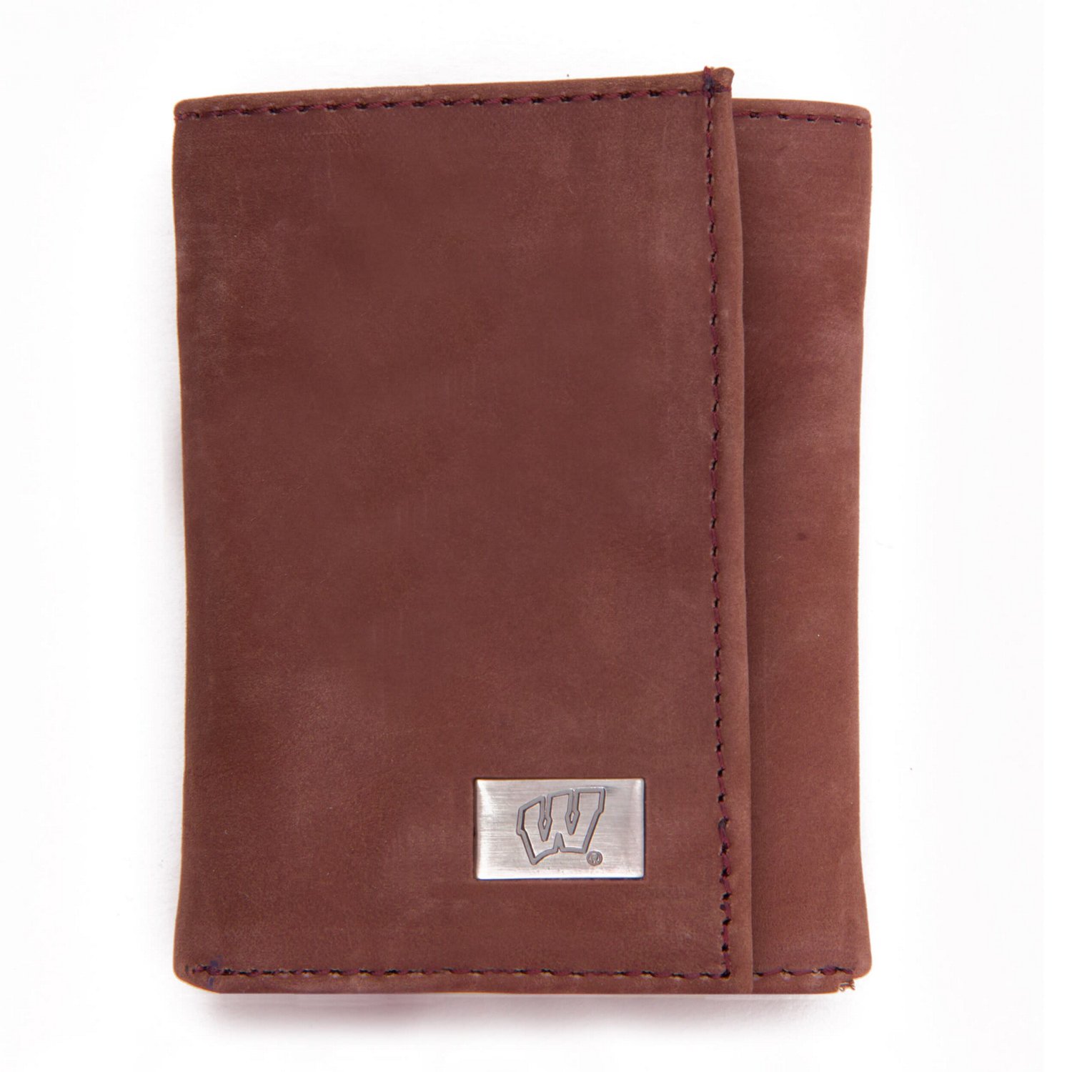 Wisconsin Badgers Leather Trifold Wallet with Concho | Academy