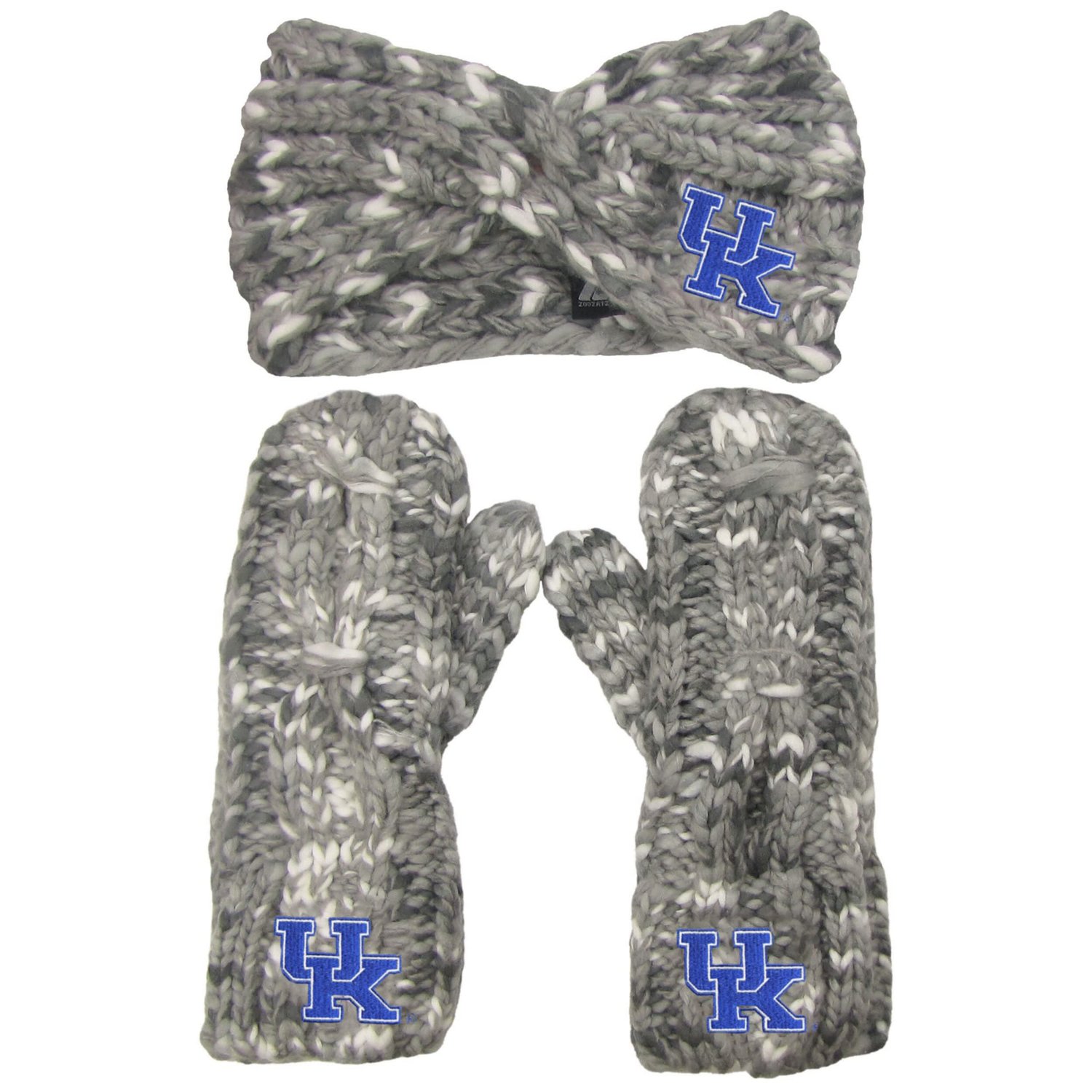 ZooZatz Kentucky Wildcats Logo Marled Headband and Mitten Set | Academy