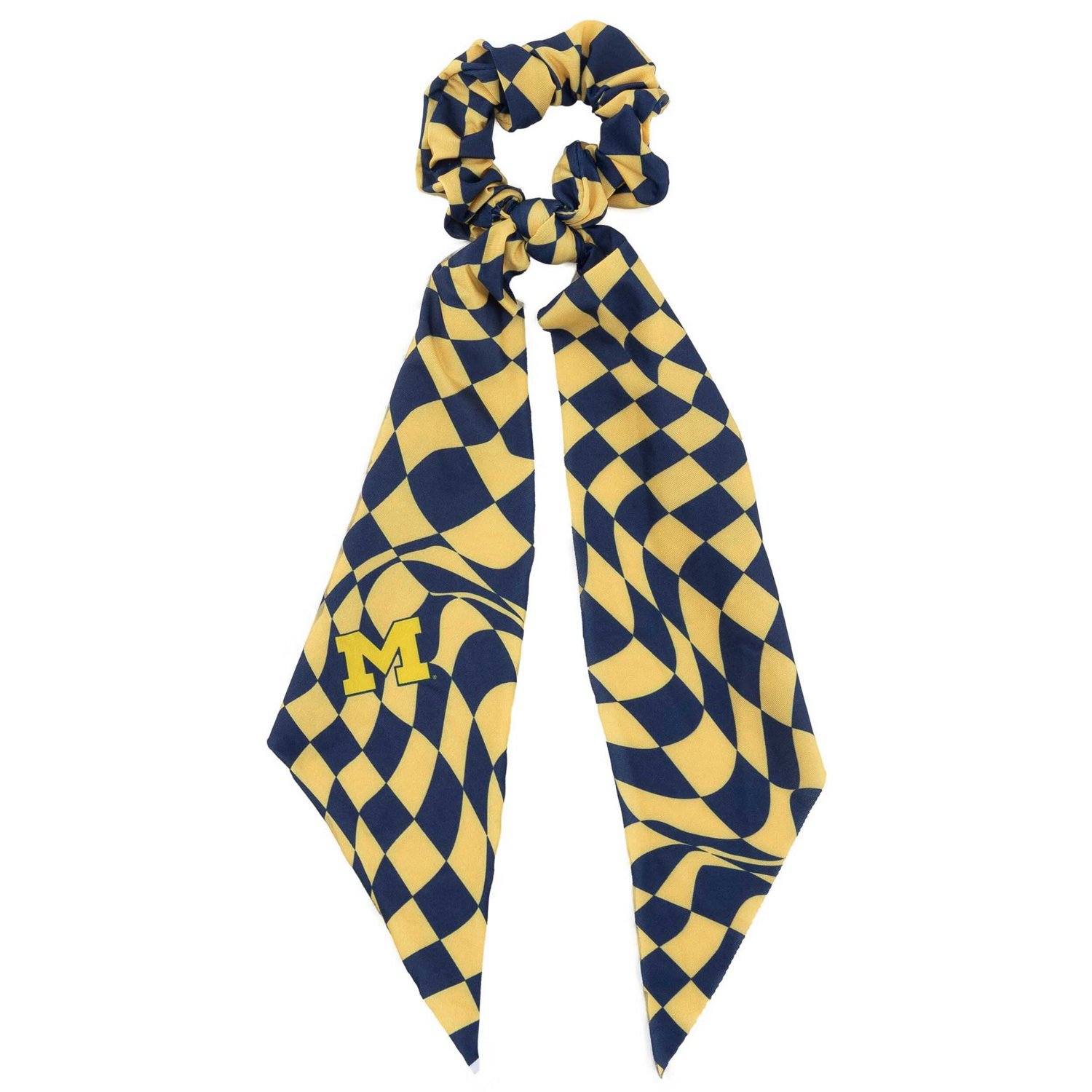 ZooZatz Michigan Wolverines Checkered Scrunchie Scarf | Academy
