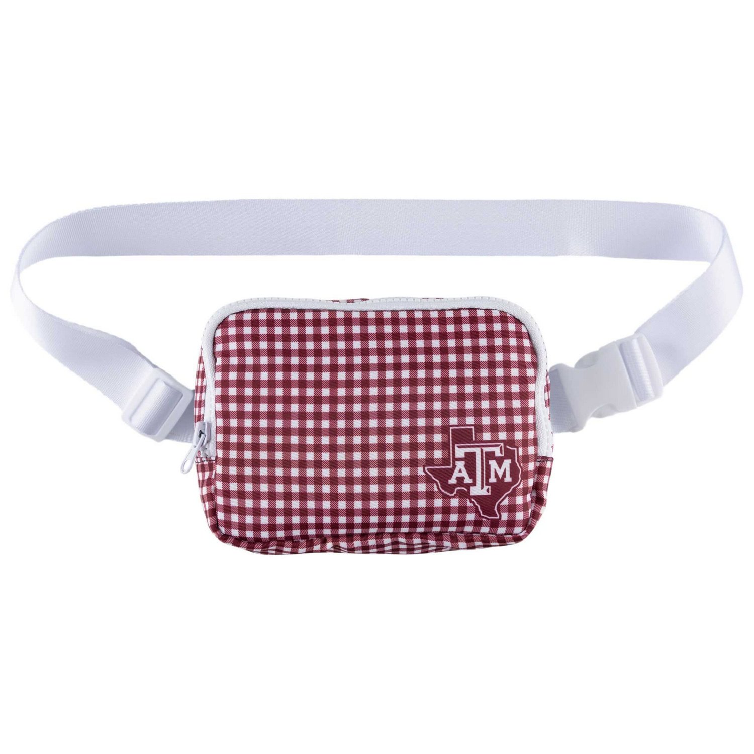ZooZatz Texas AM Aggies Gingham Fanny Pack | Academy