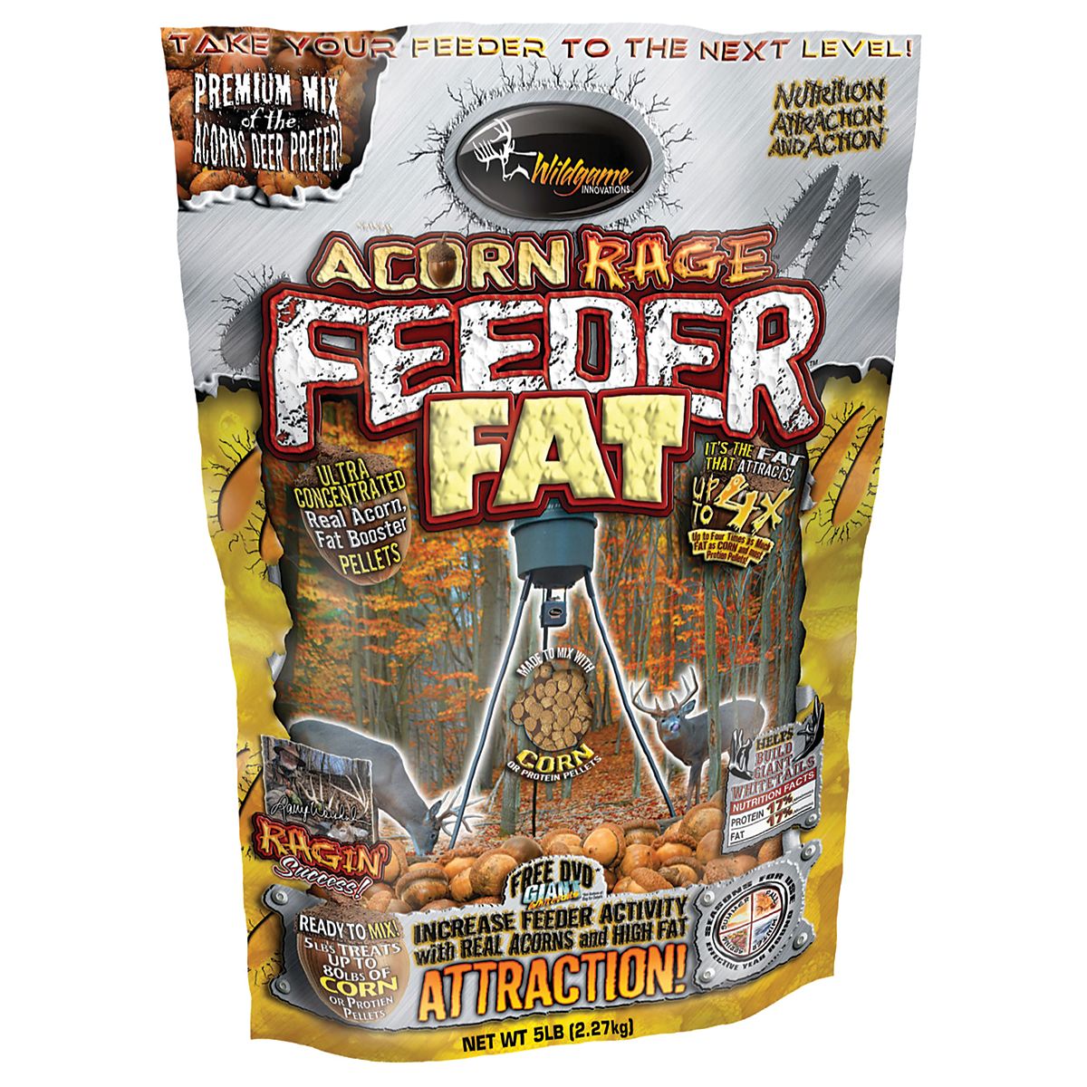 Wildgame Innovations Acorn Rage Feeder Fat™ 5 lb. Deer Attractant | Academy