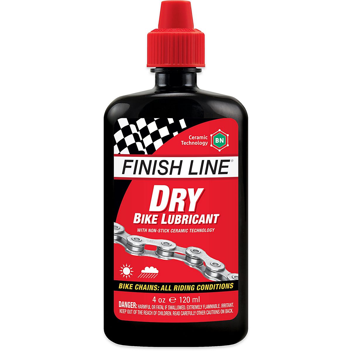 Finish Line 4 oz. DRY Teflon Bicycle Chain Lube | Academy